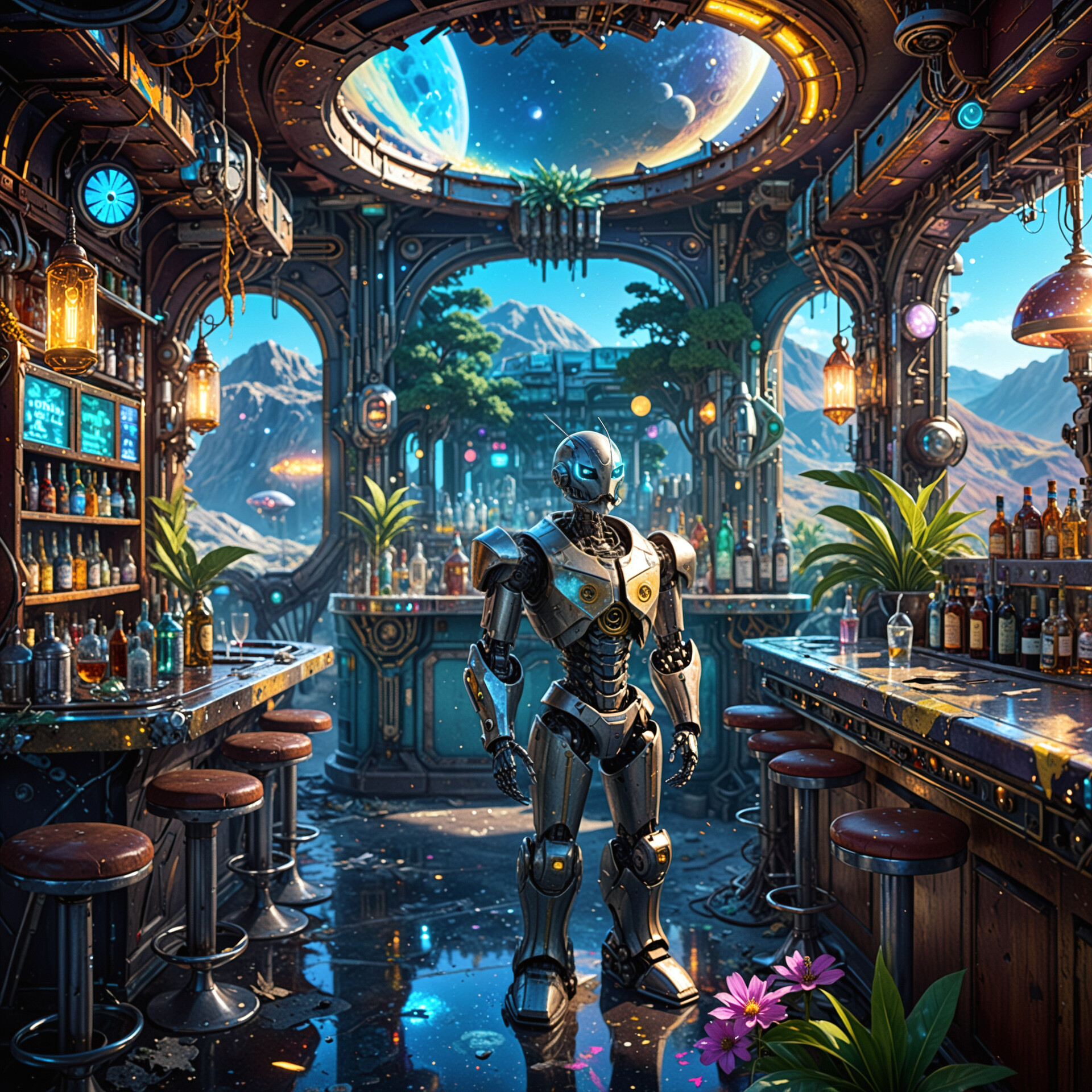 ArtStation - Robot Bar