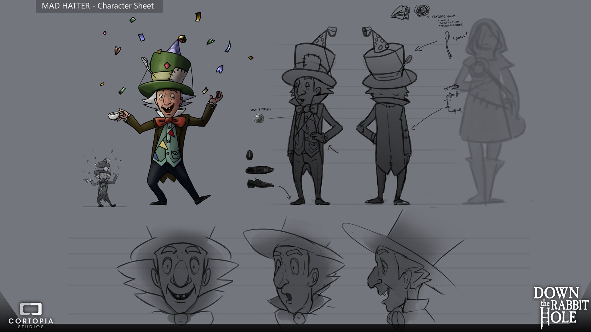 ArtStation - Concept Art | Character Concepts (Mad Hatter) - Down the ...