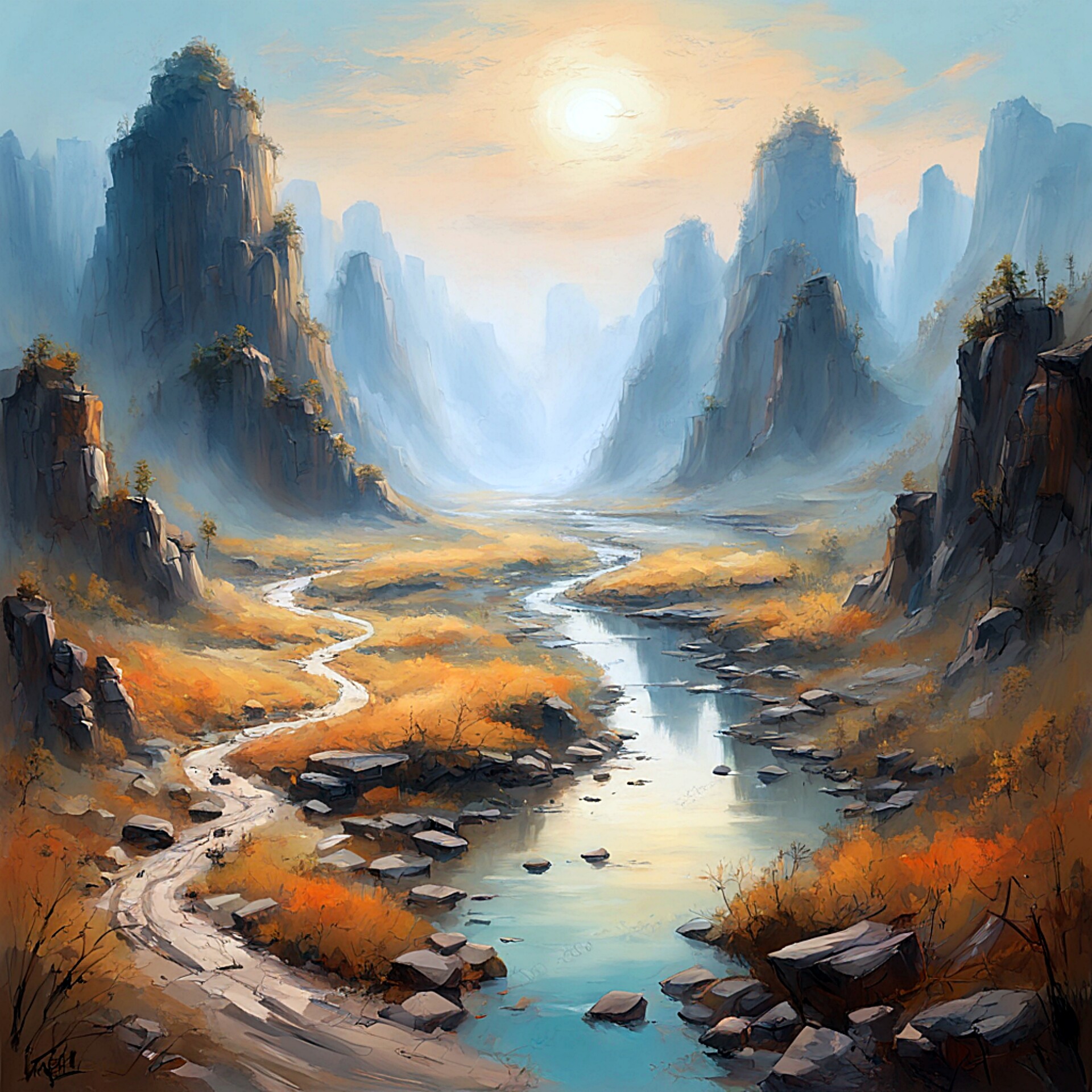 ArtStation - Fantastic views of an empty planet in space