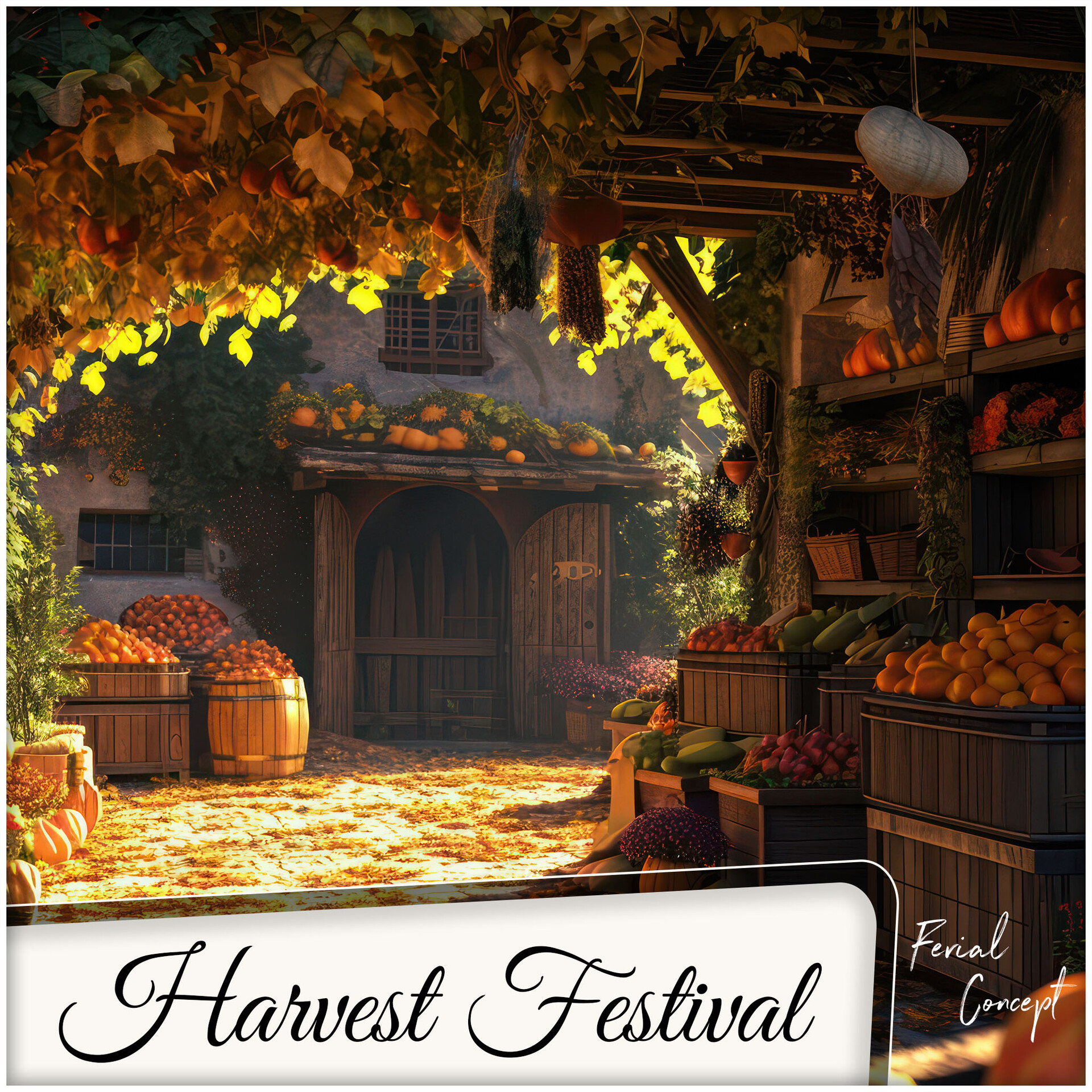 ArtStation - 🔹220 Harvest Festival Environment Concept Reference Image ...