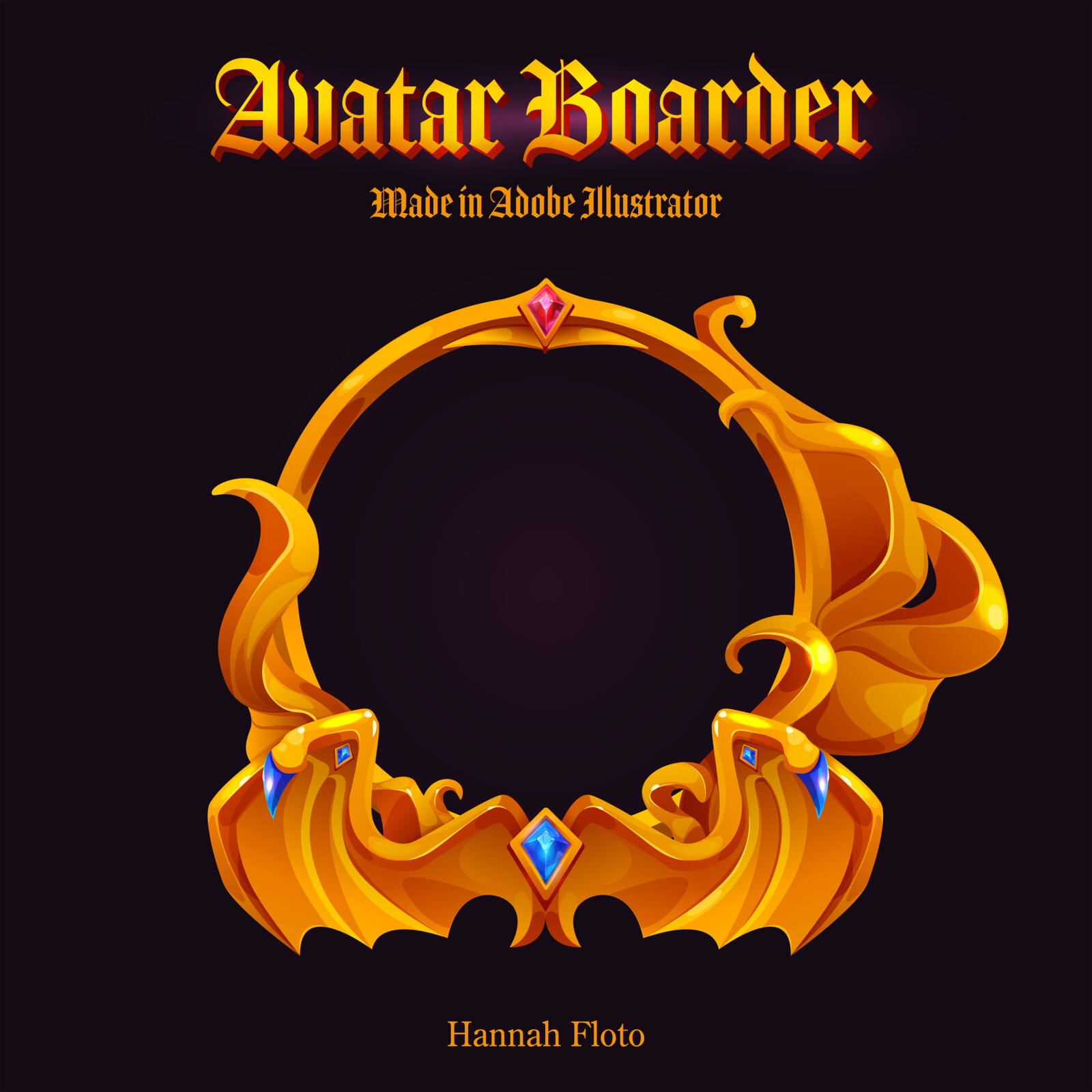 Hannah Floto - Golden Boarder - Vector Assets