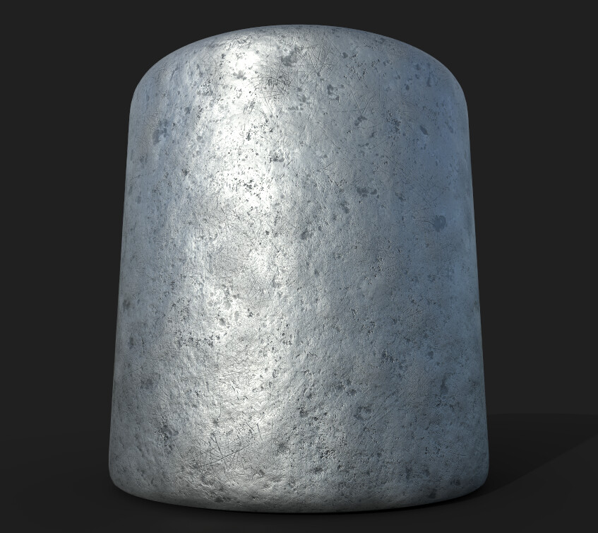 ArtStation - Hammered Metal