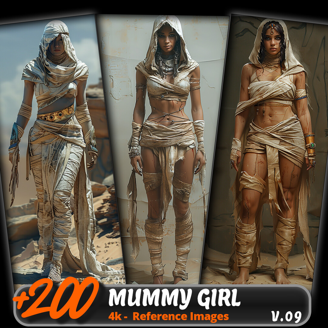 ArtStation - MUMMY GIRL VOL. 09/ 4K/ Reference Image