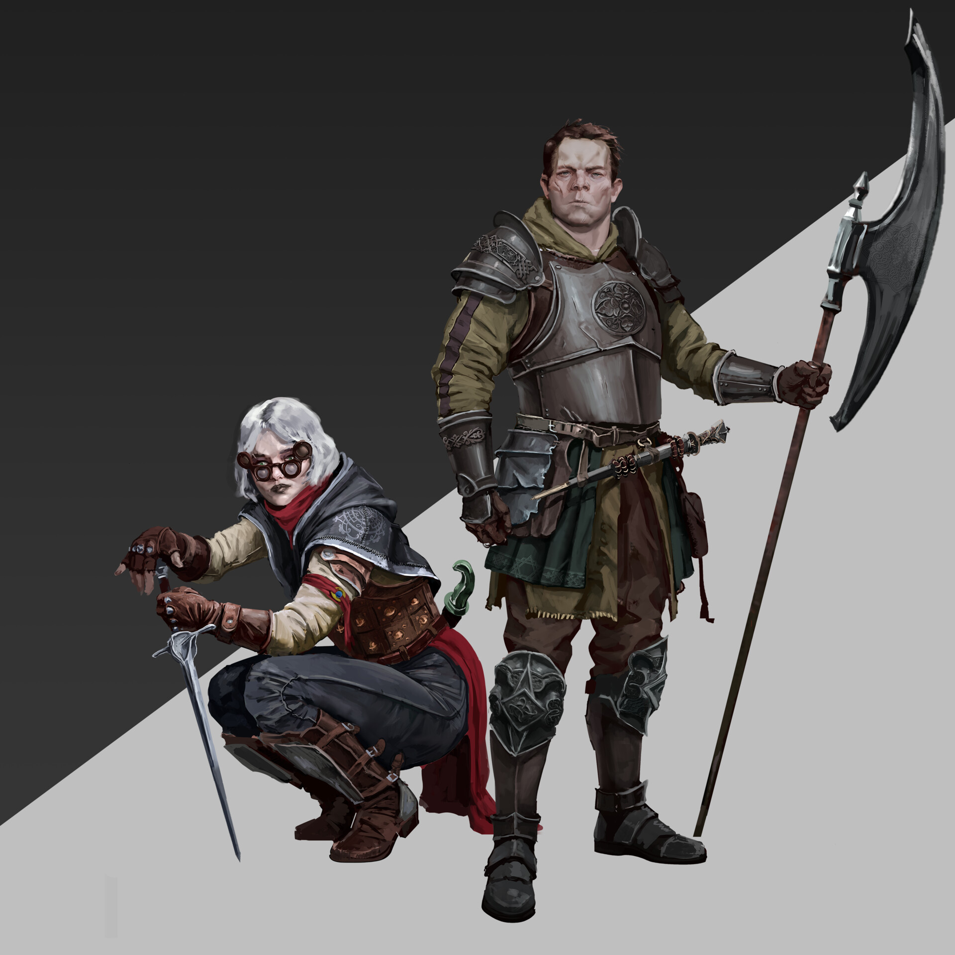ArtStation - Battle couple