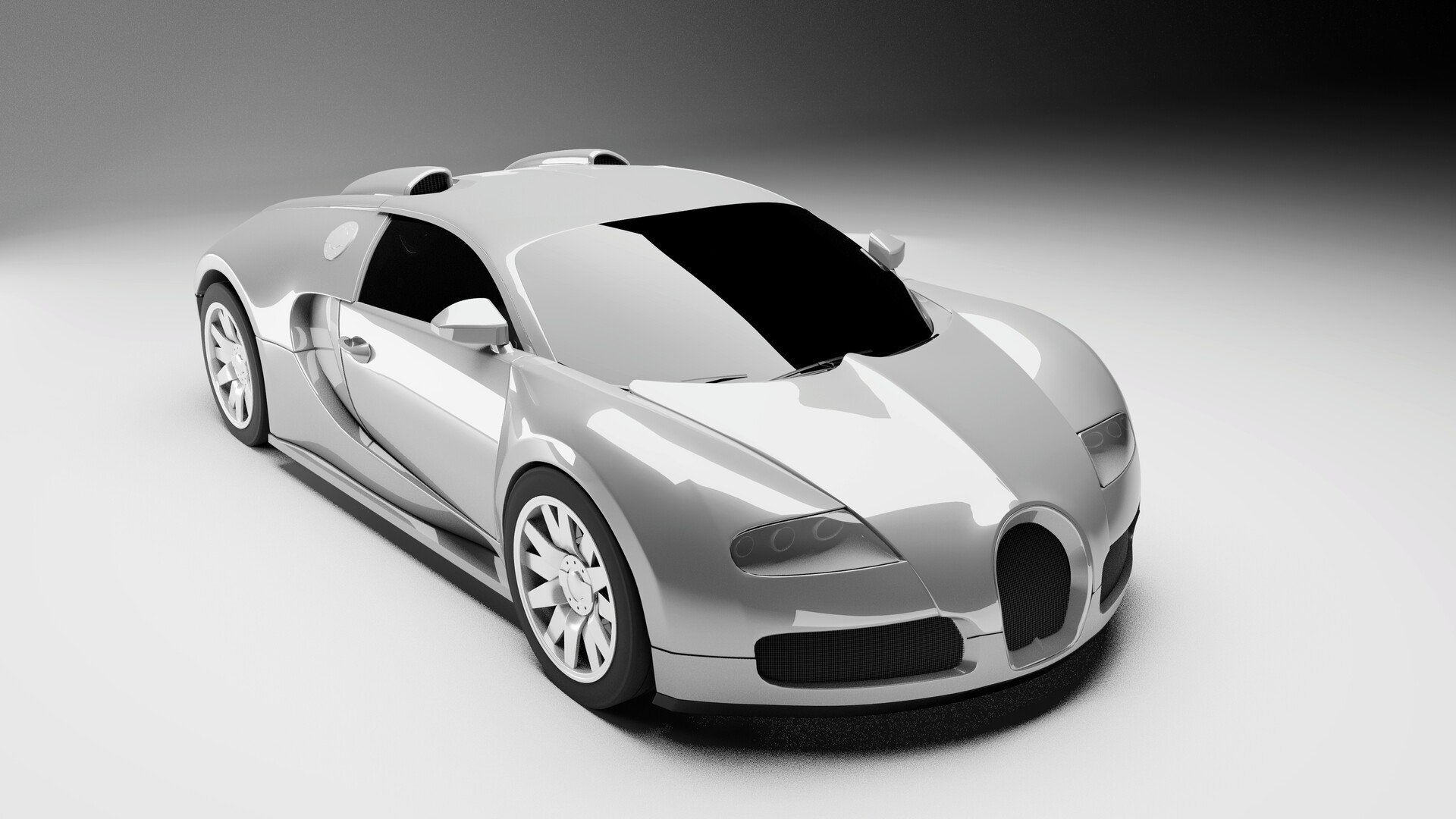 ArtStation - working on Bugatti 2007 on maya