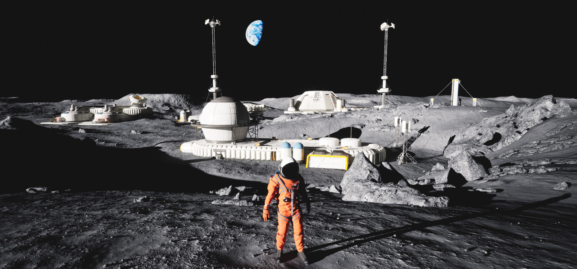 ArtStation - Moon Scene in Unreal engine