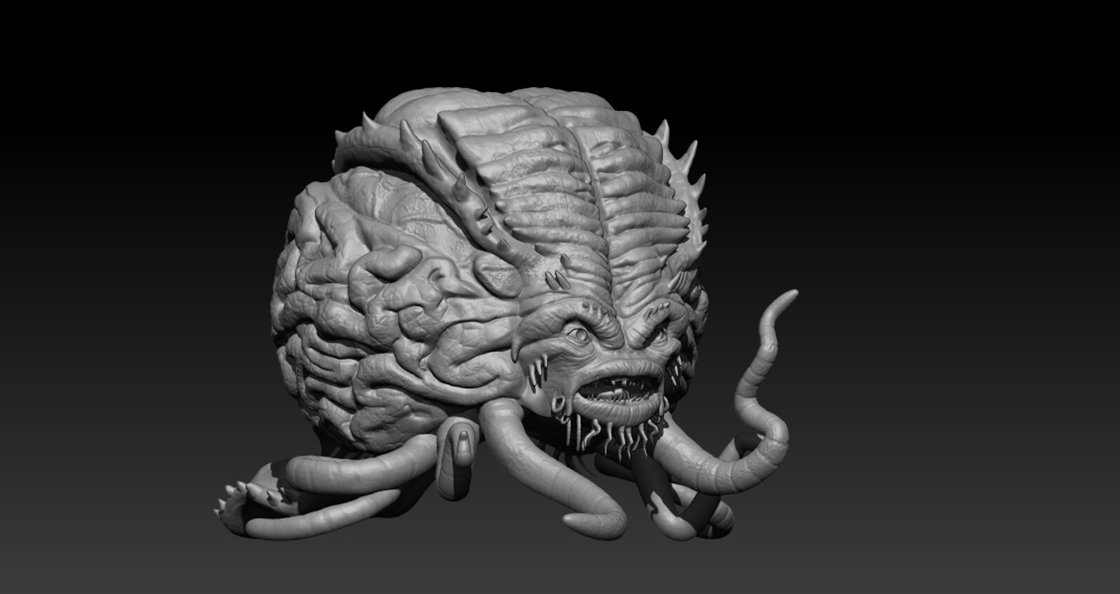 ArtStation - TMNT Krang - Digital Sculpting