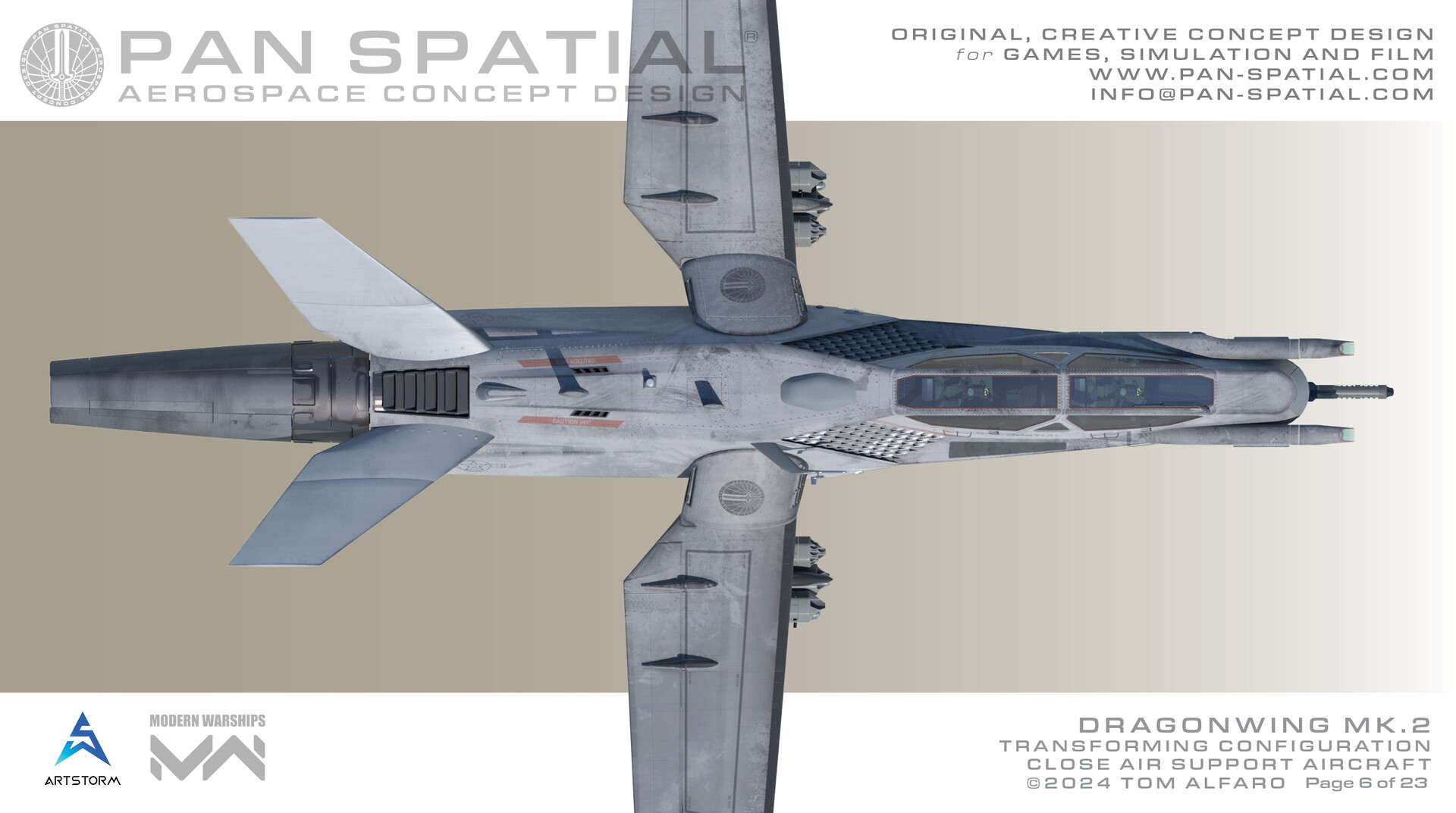PAN SPATIAL Aerospace Concept Design - DRAGONWING Mk.2 VARIABLE ...