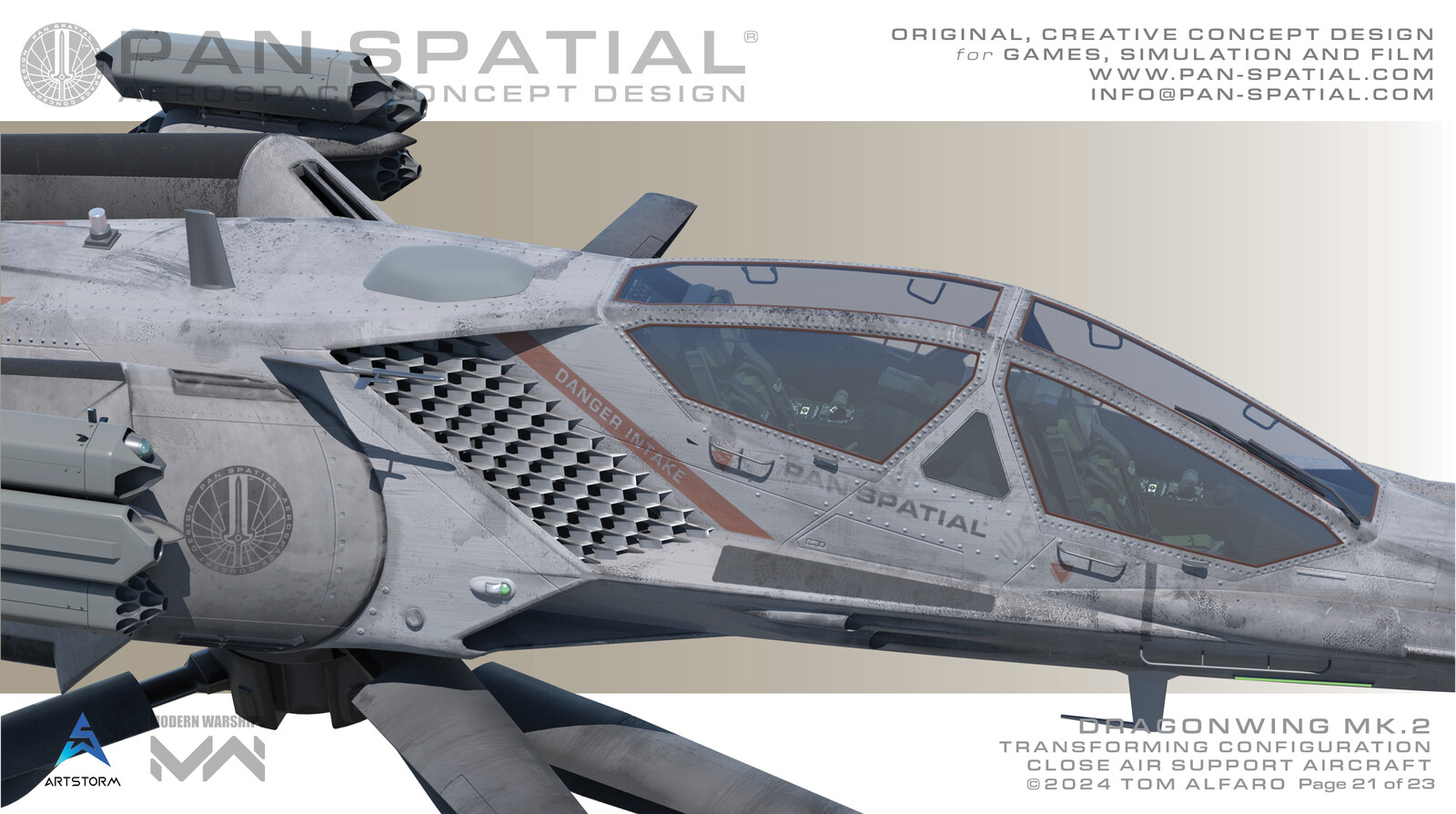 PAN SPATIAL Aerospace Concept Design - DRAGONWING Mk.2 VARIABLE ...