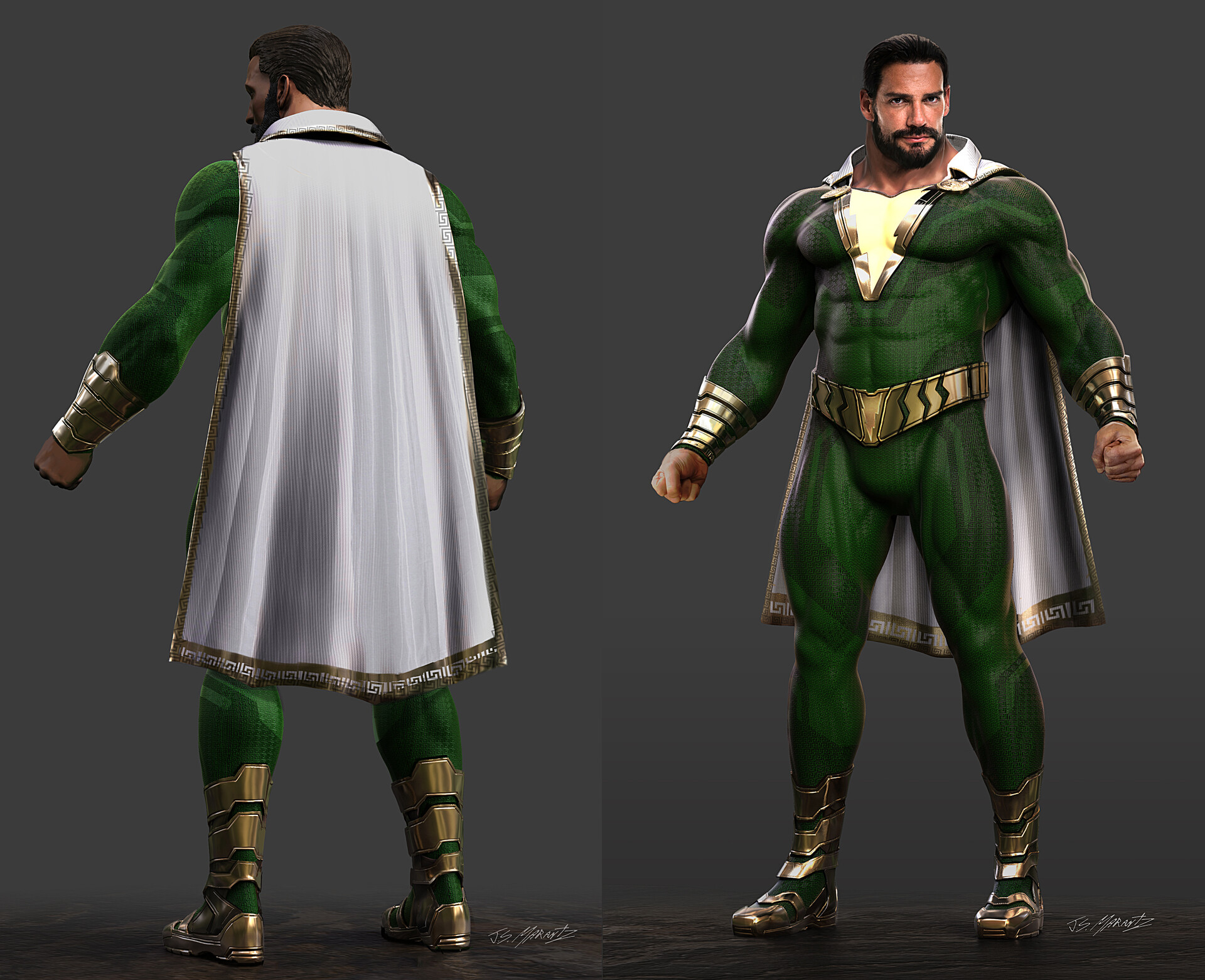 Jerad S. Marantz - Shazam! Costume Concept Art