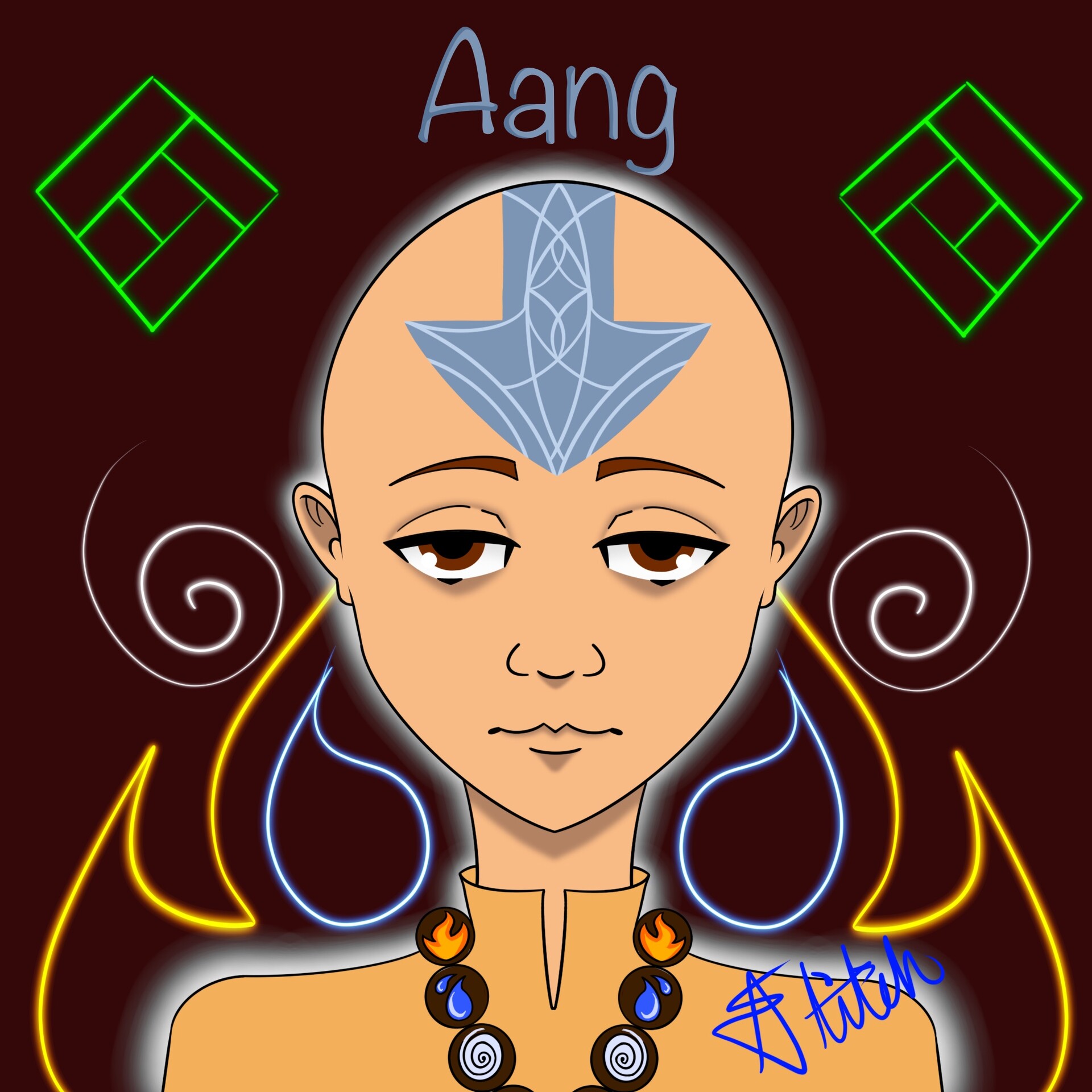 ArtStation - Avatar Aang (Avatar the Last Airbender)