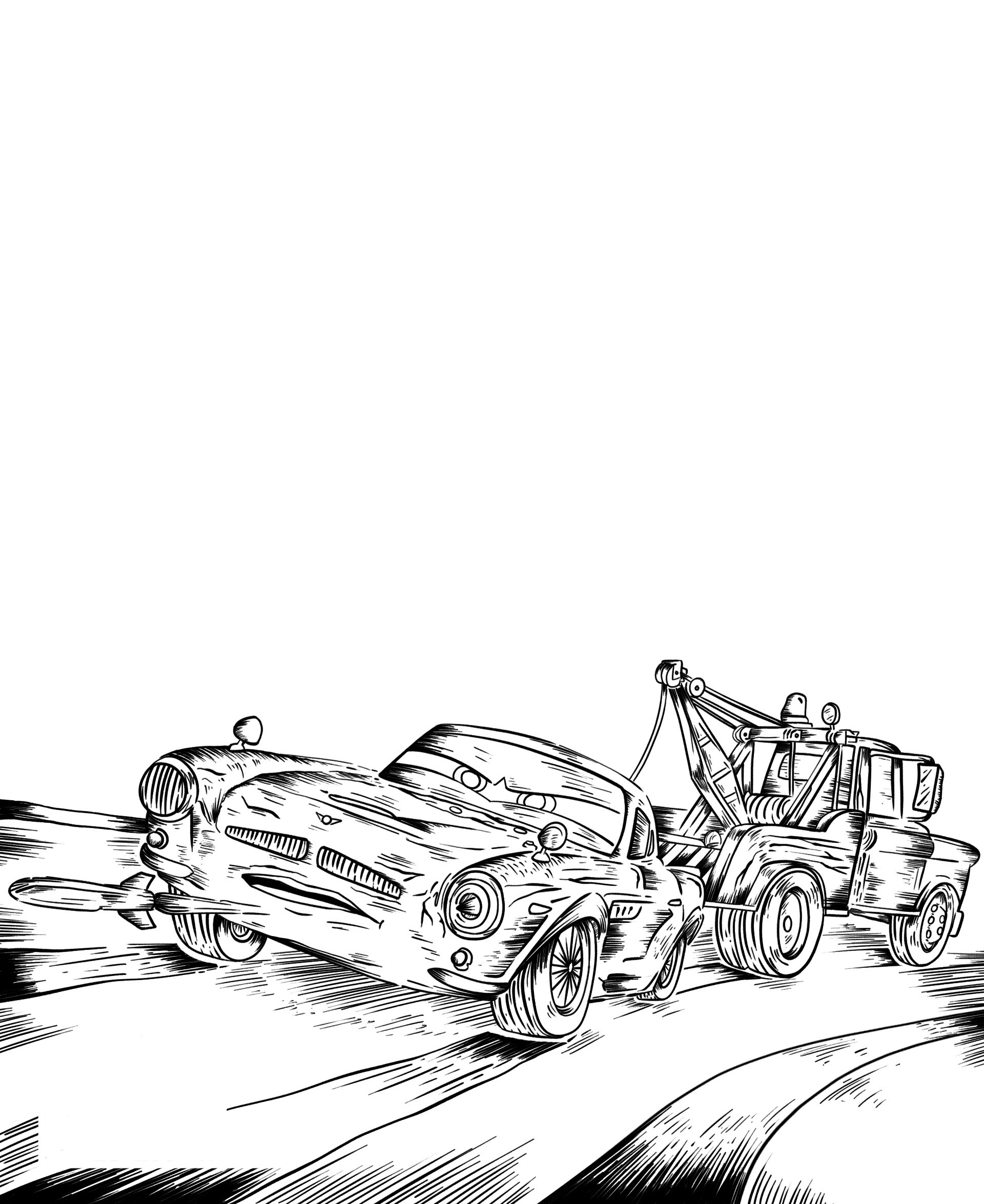 finn mcmissile cars 2 coloring pages