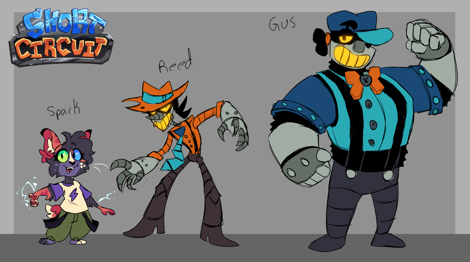 ArtStation - Short Circut - Character Line up
