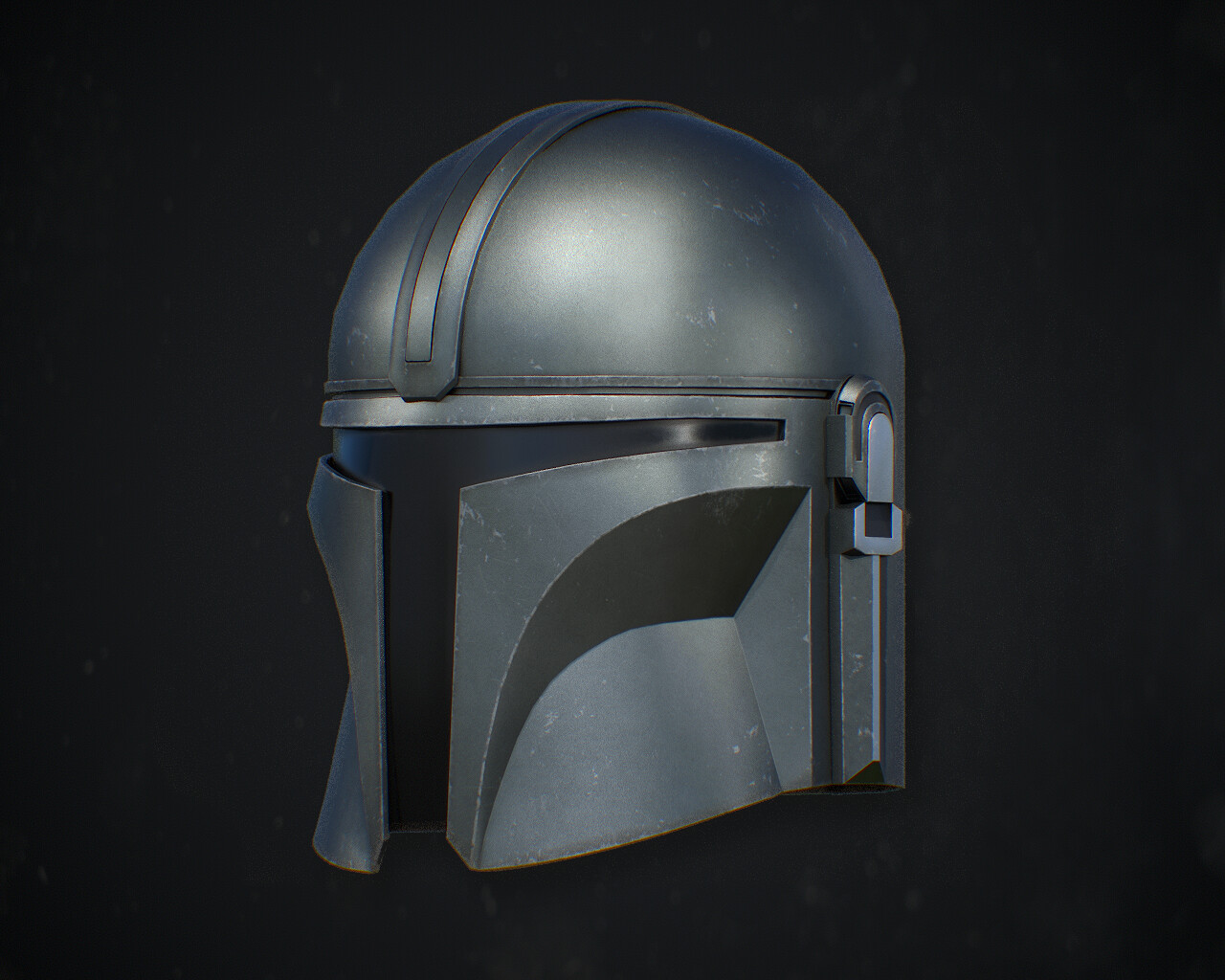 ArtStation - Mandalorian helmet