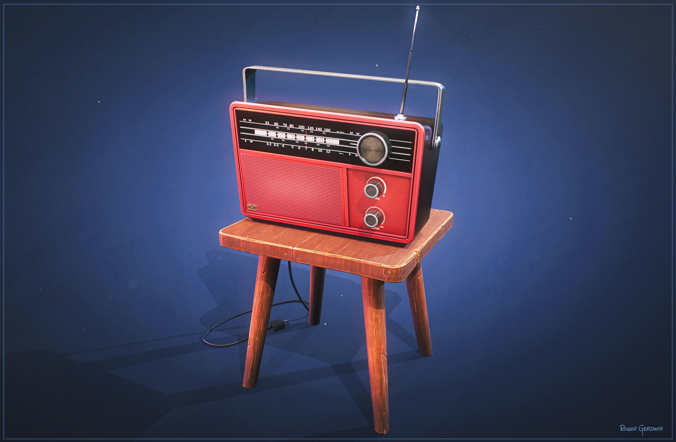 Roger Gerzner - Stylized Vintage Radio