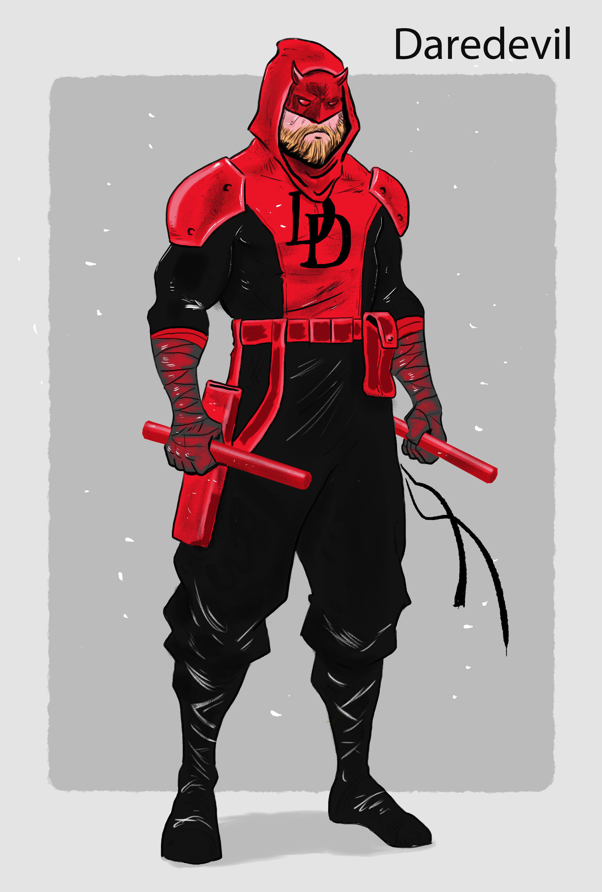 ArtStation - Daredevil fan art