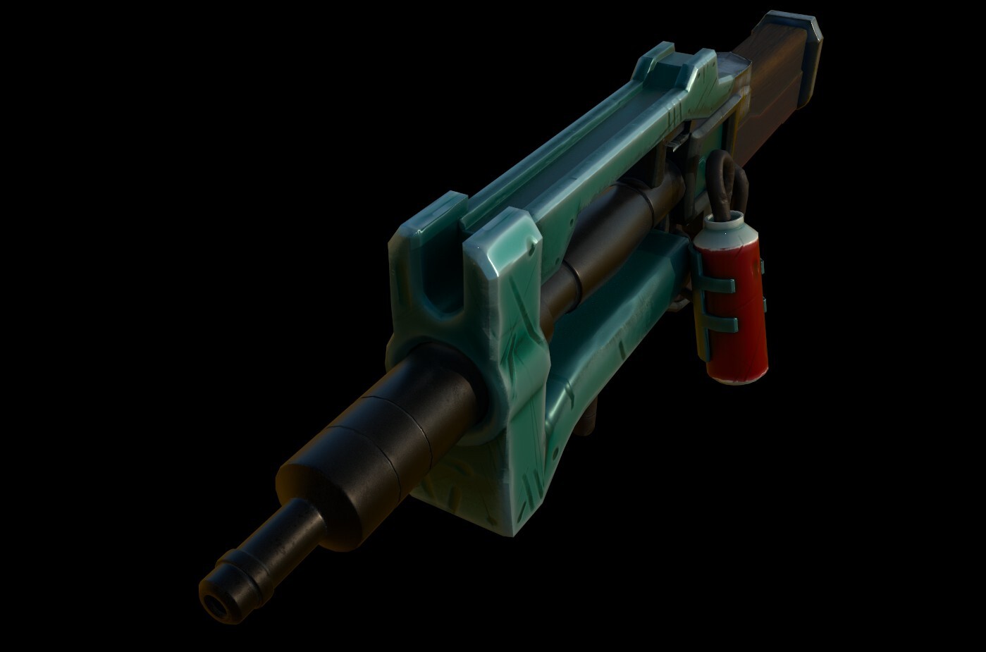 ArtStation - Stylized Air Gun