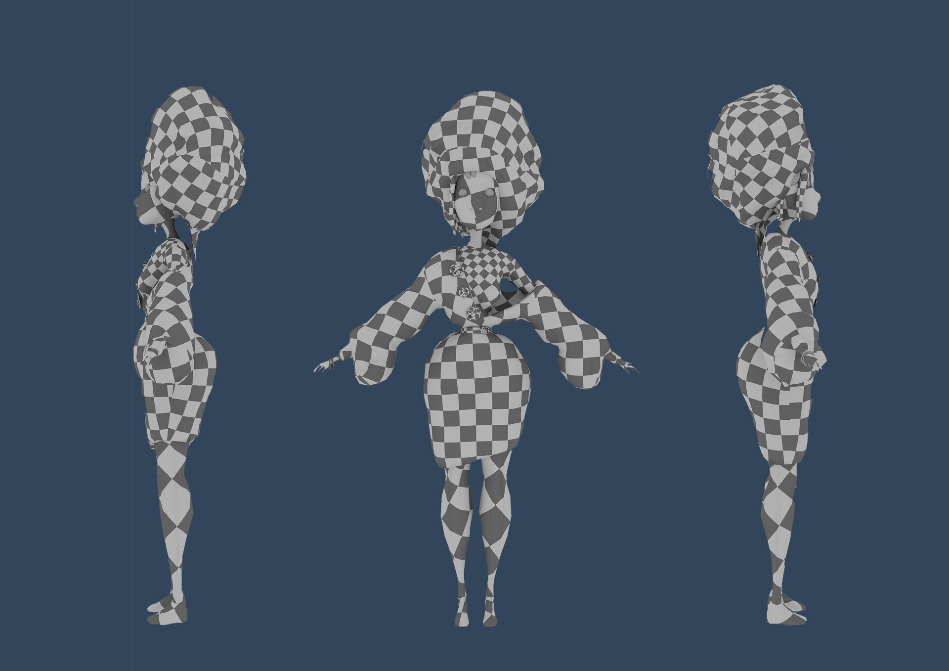 ArtStation - Rasseyanaya (sloppy) woman character