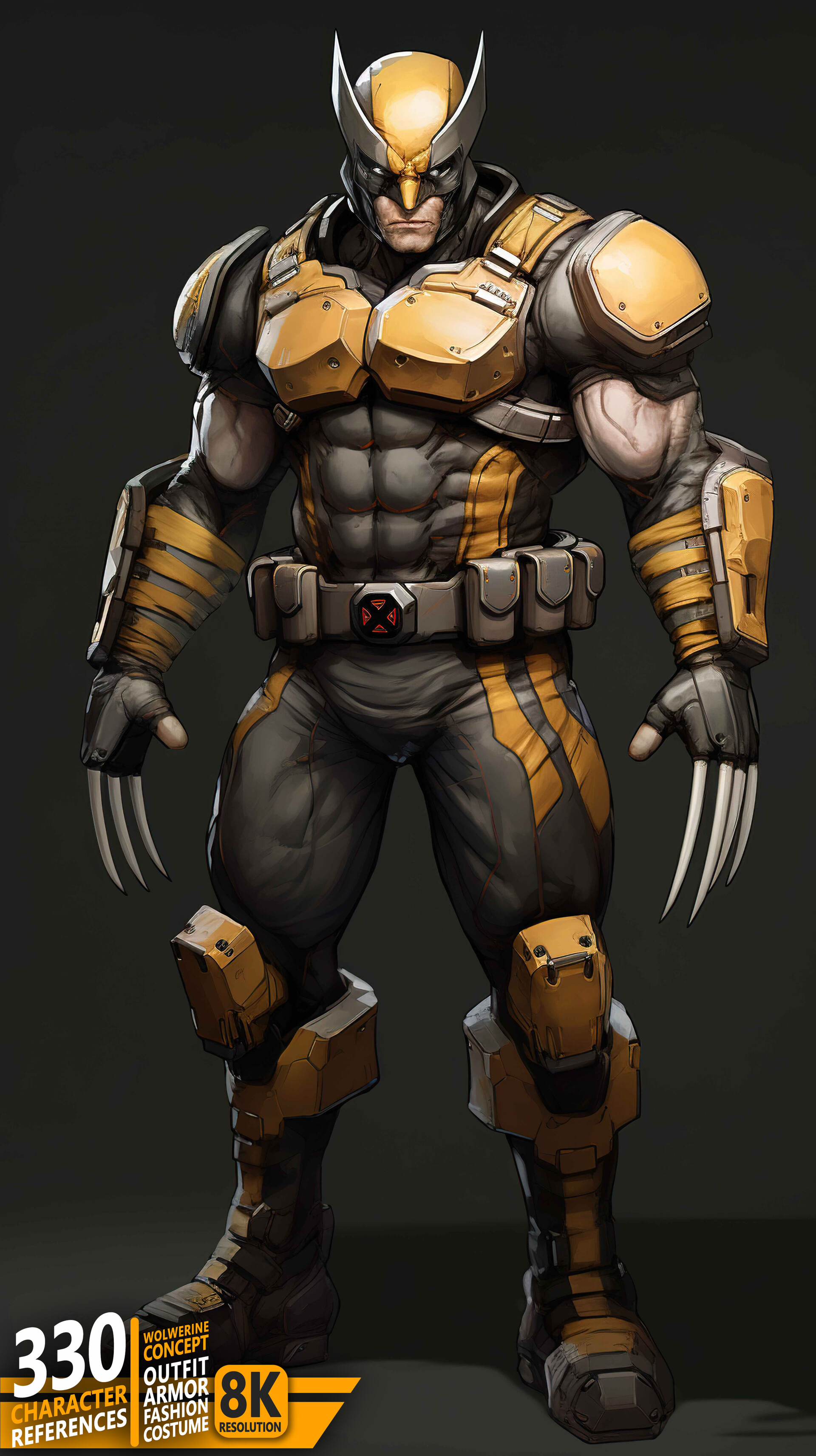ArtStation - 330 Wolverine Concept-Outfit-Armor-Fashion-Costume ...