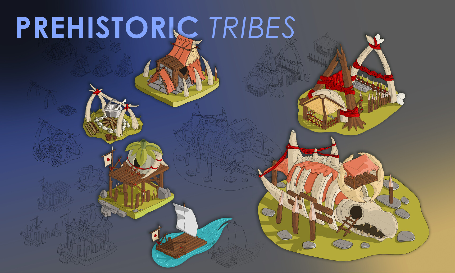 ArtStation - Prehistoric Tribes