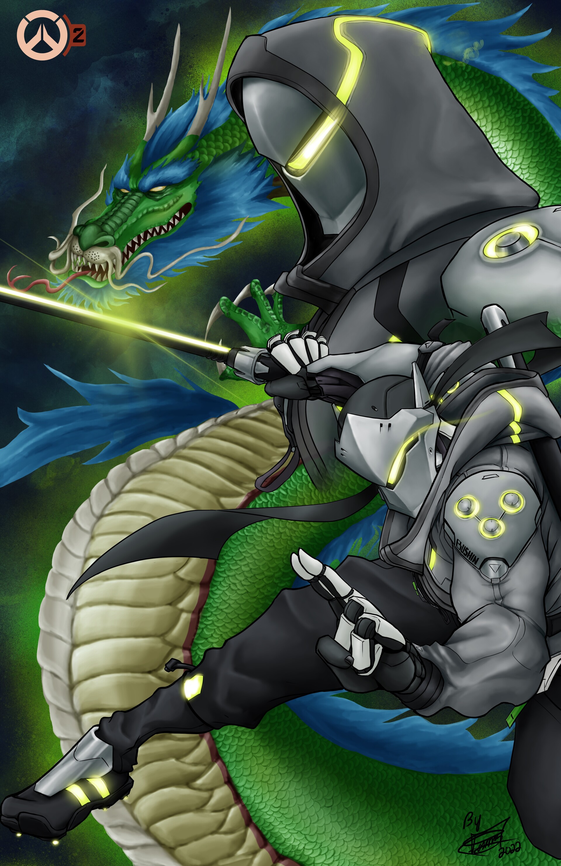 ArtStation - Overwatch 2 : Genji