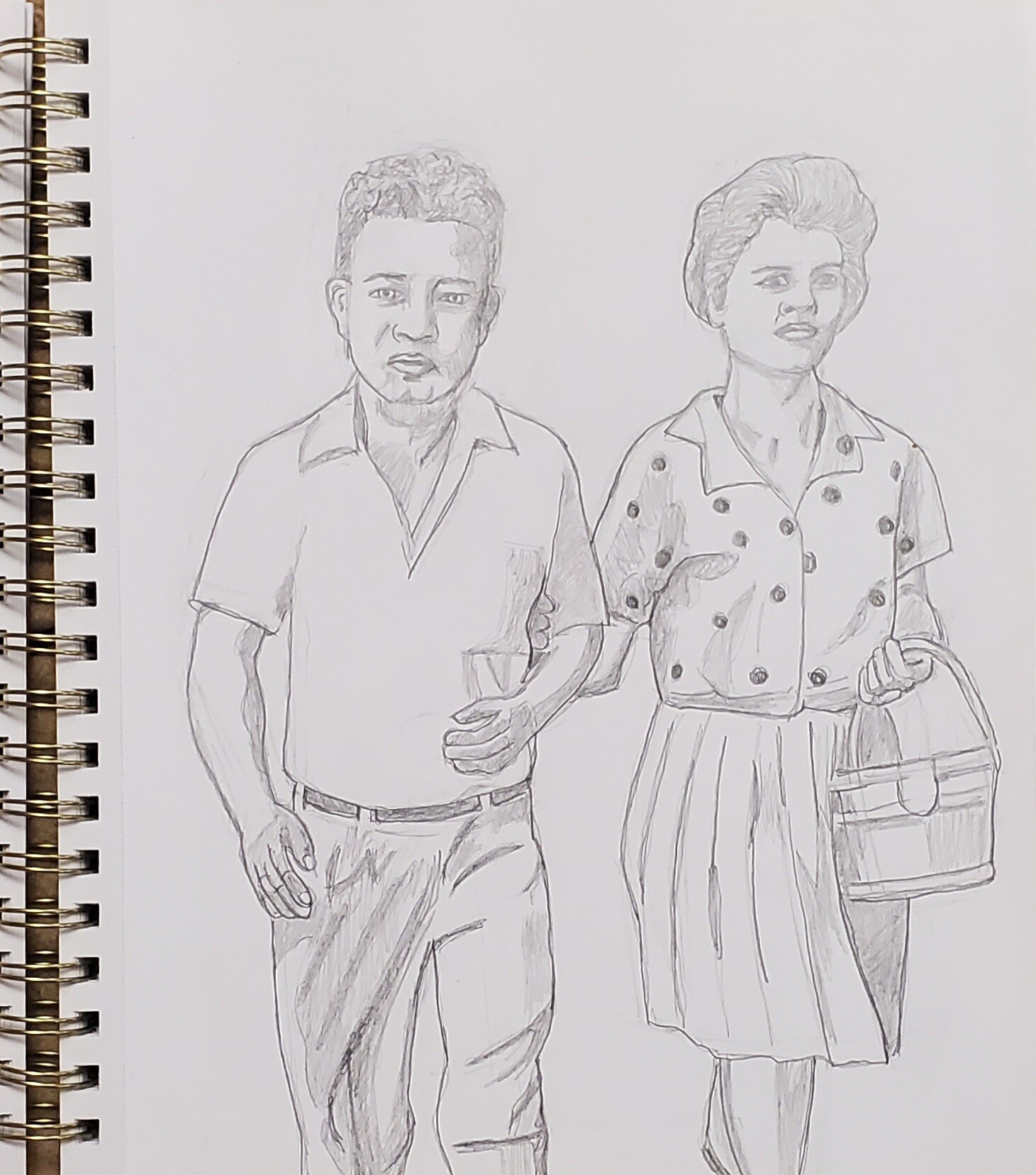 ArtStation - husband and wife portrait