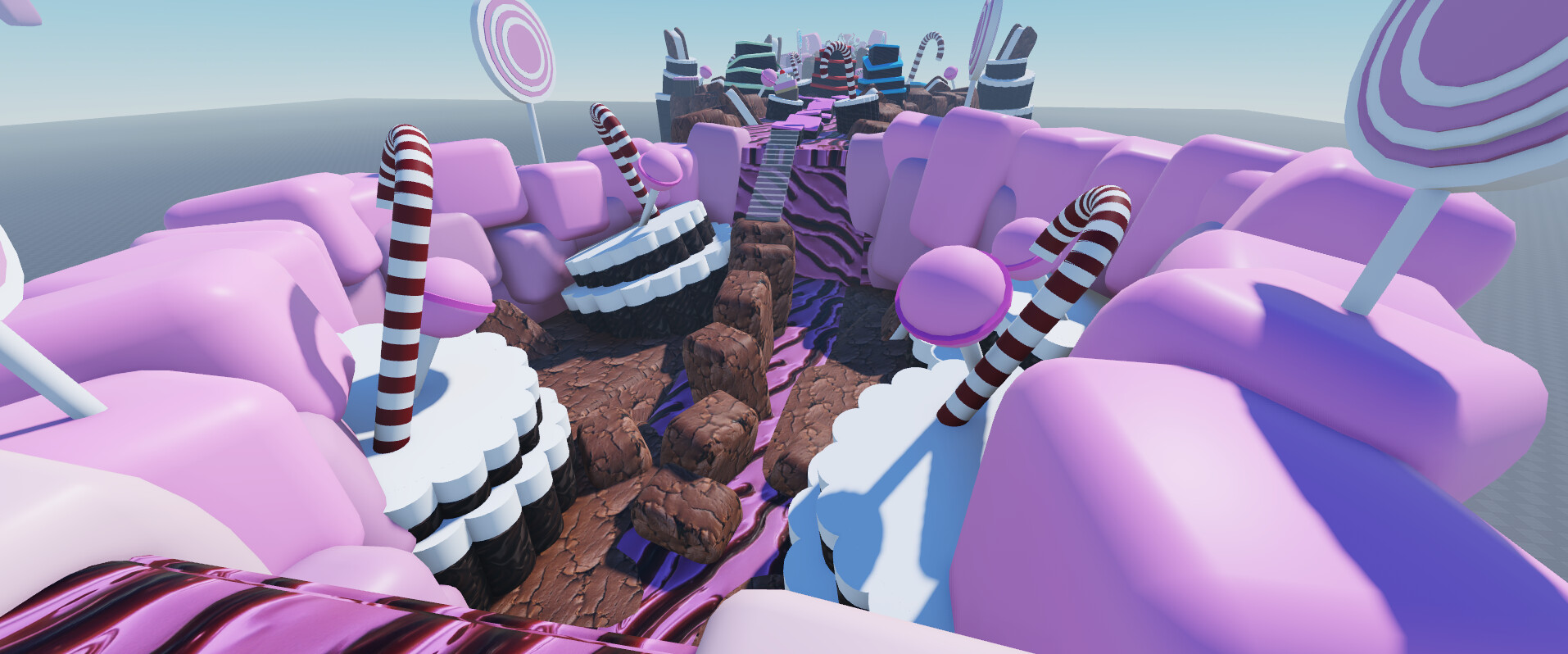 ArtStation - Candyland Parkour Map (Commission)