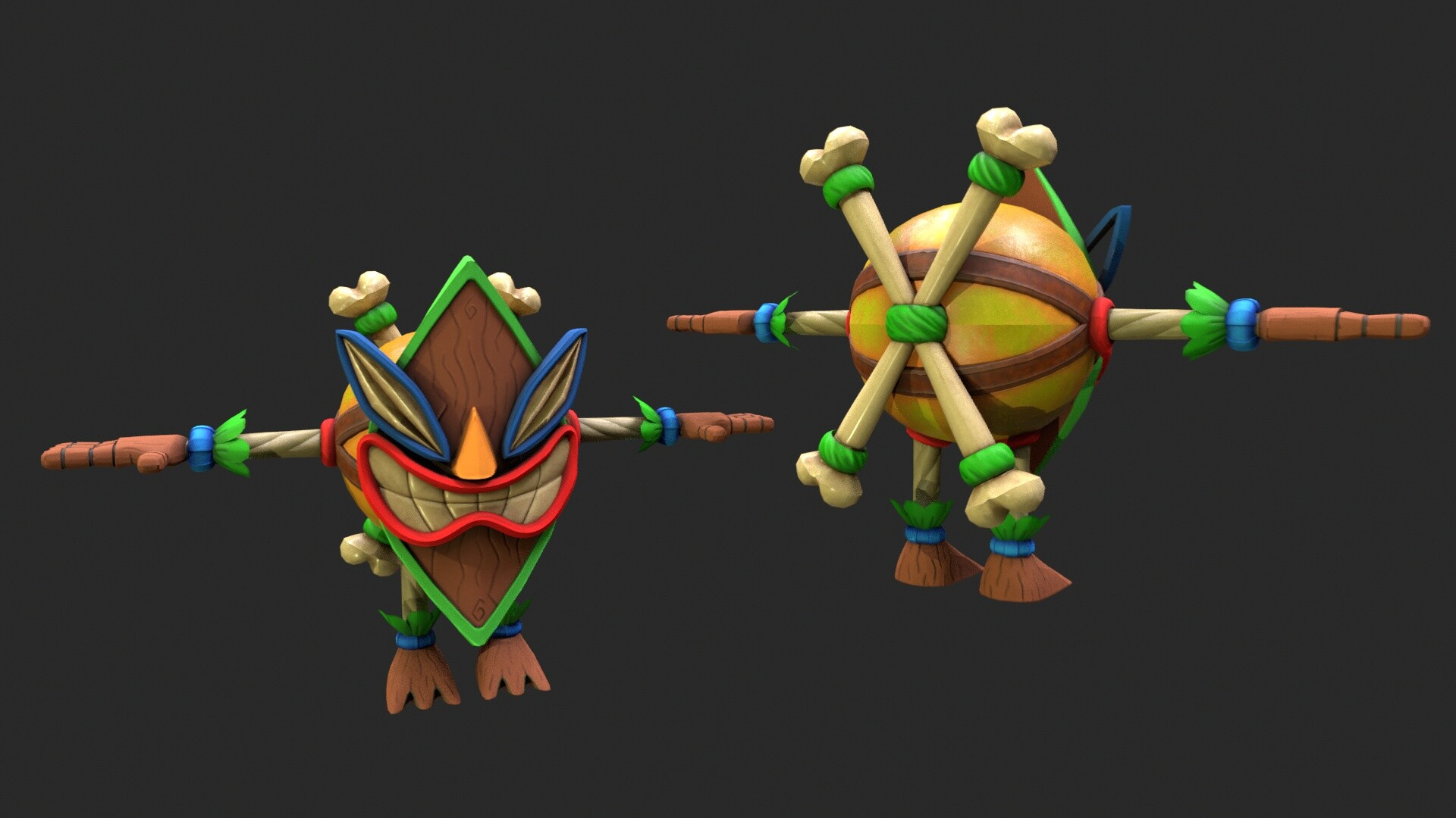 i-zak - Tiki Minion Stylized