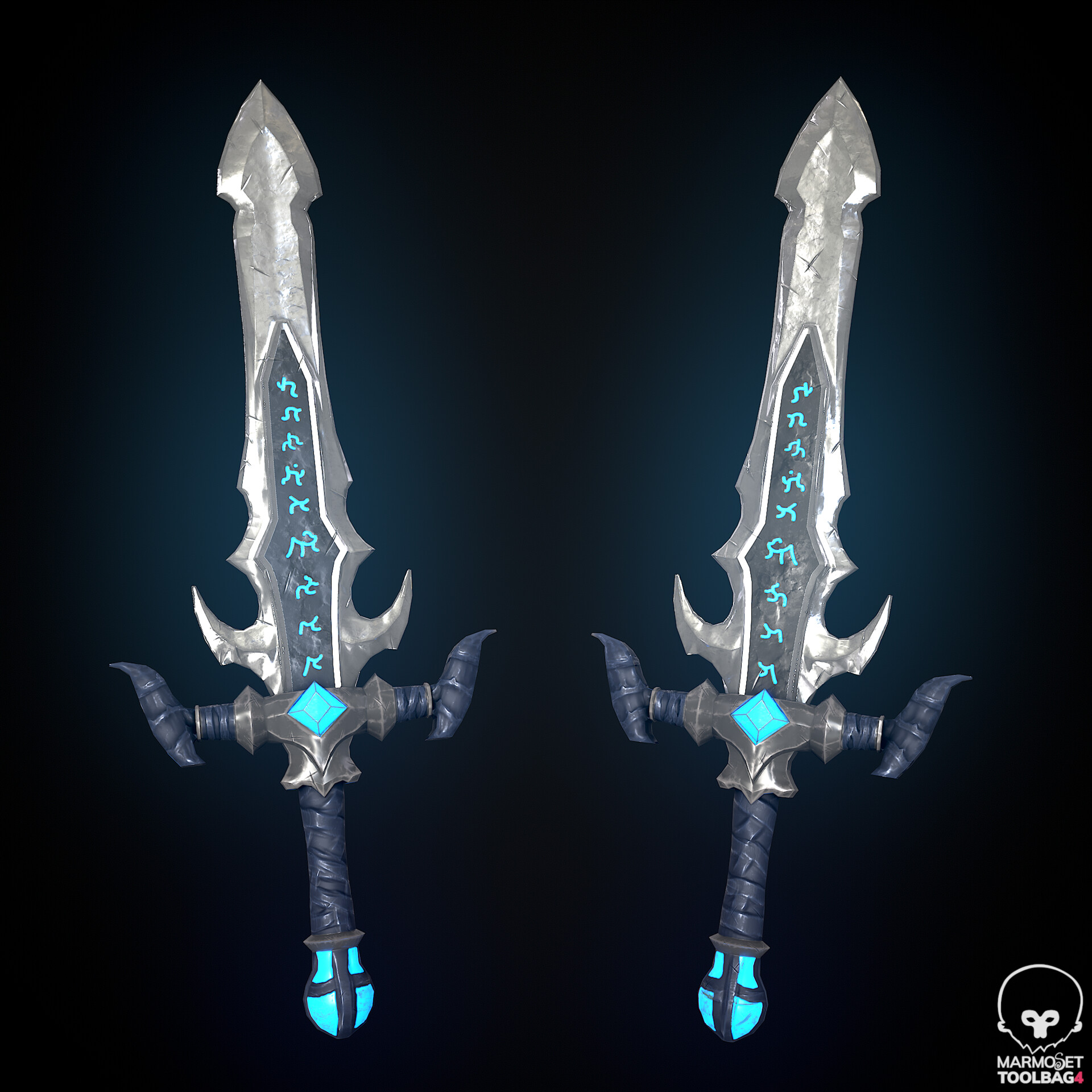 ArtStation - game ready sword 3d model