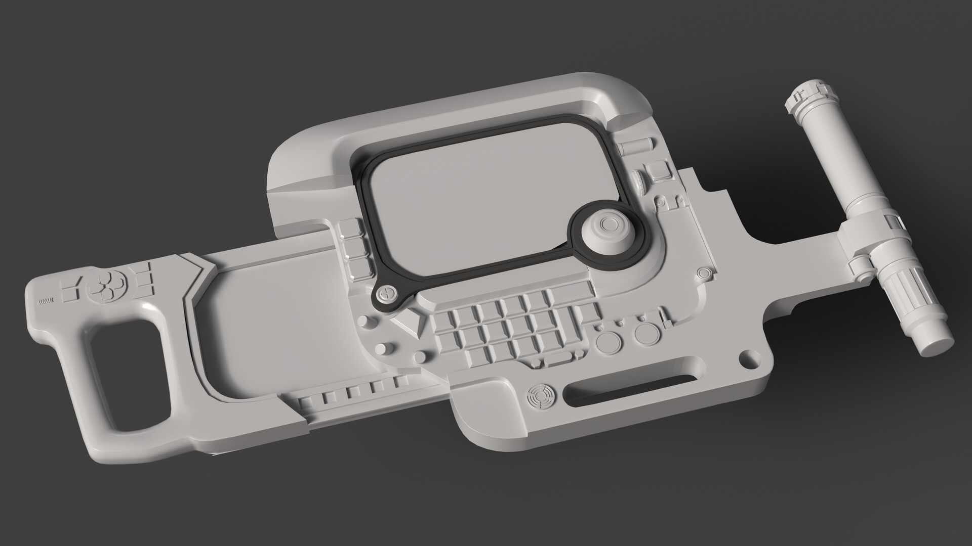 ArtStation - Sci-fi army handheld