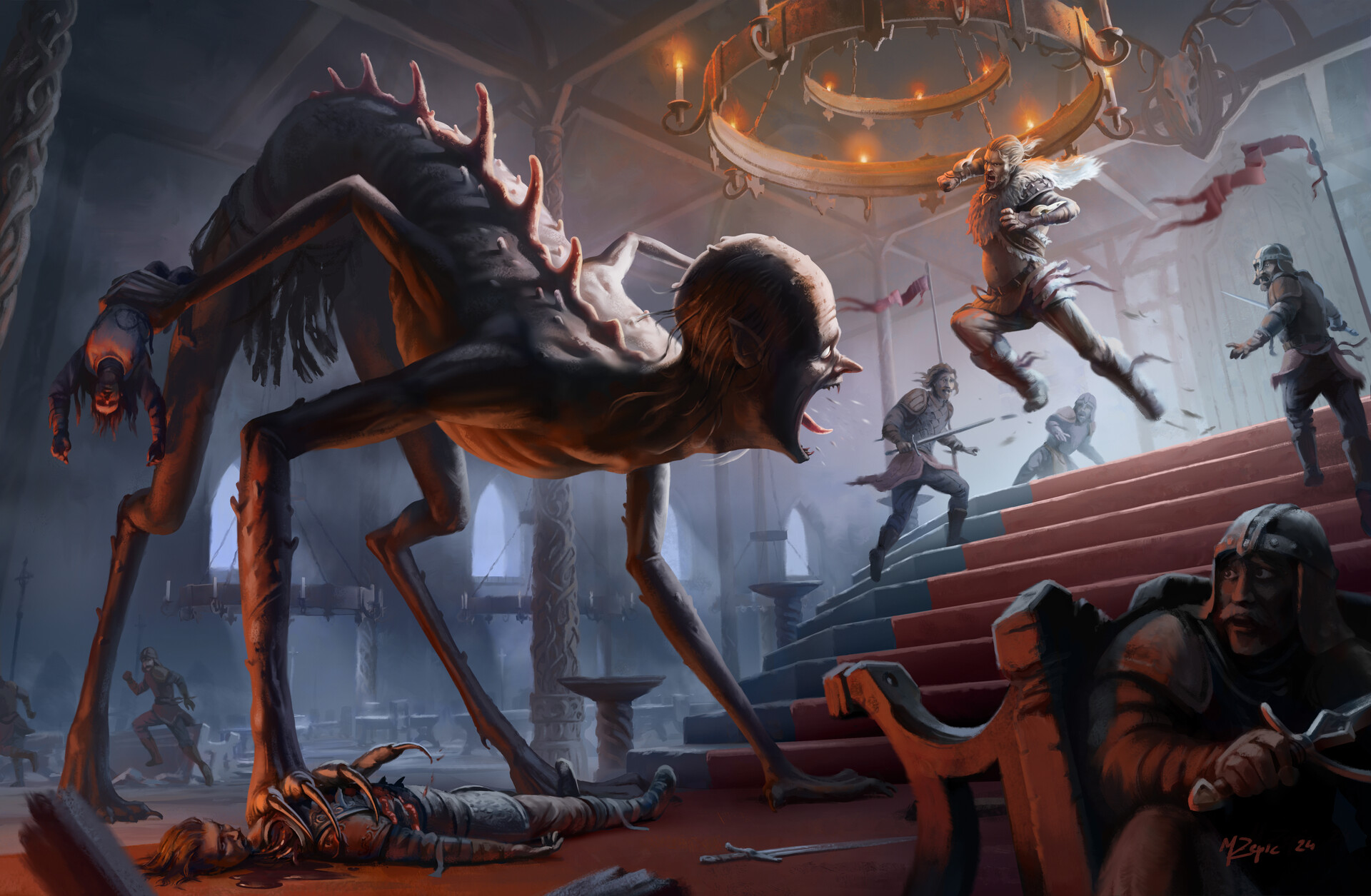 ArtStation - Beowulf Illustration