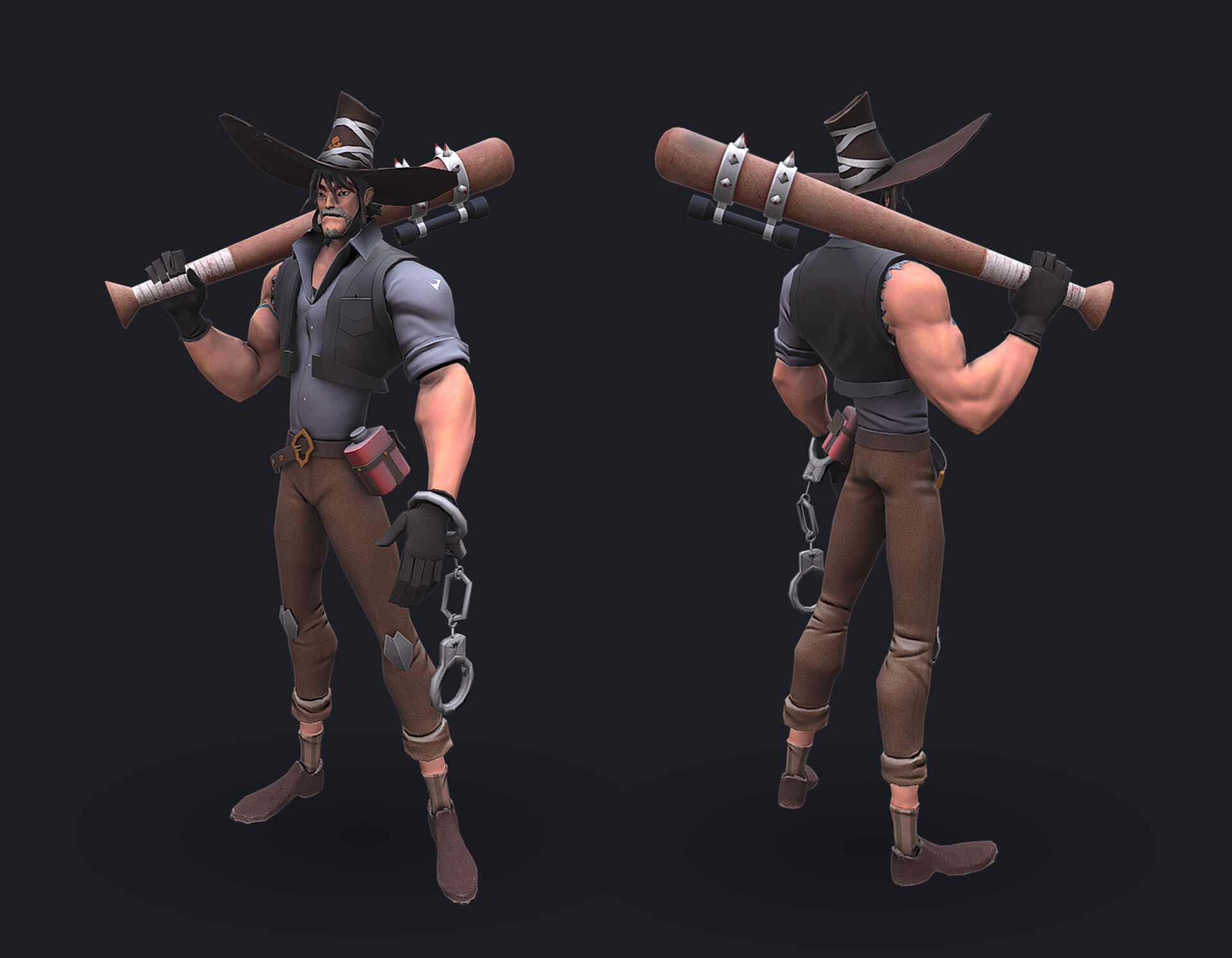 ArtStation - Low-poly game character