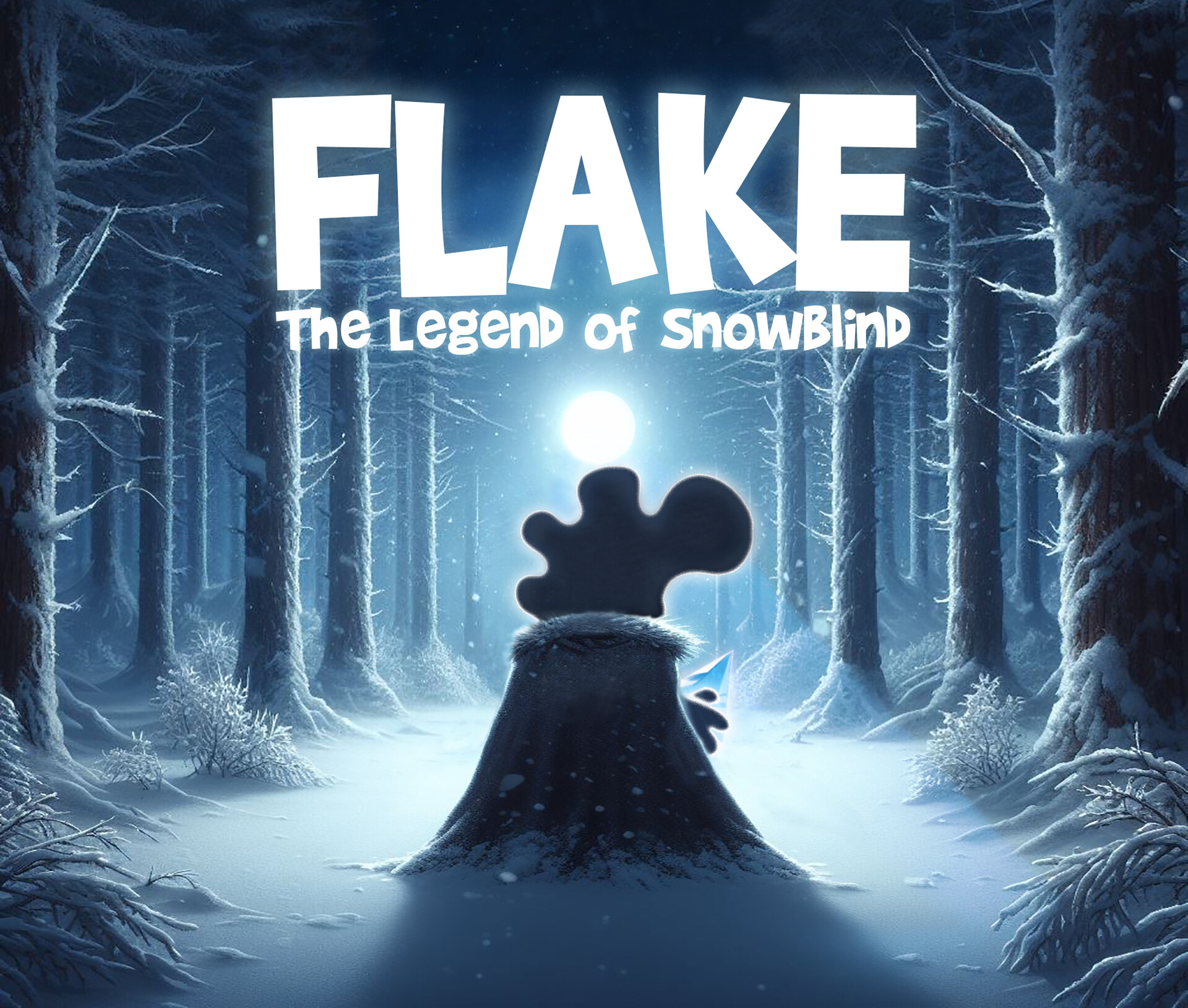 ArtStation - FLAKE The Legend of Snowblind title