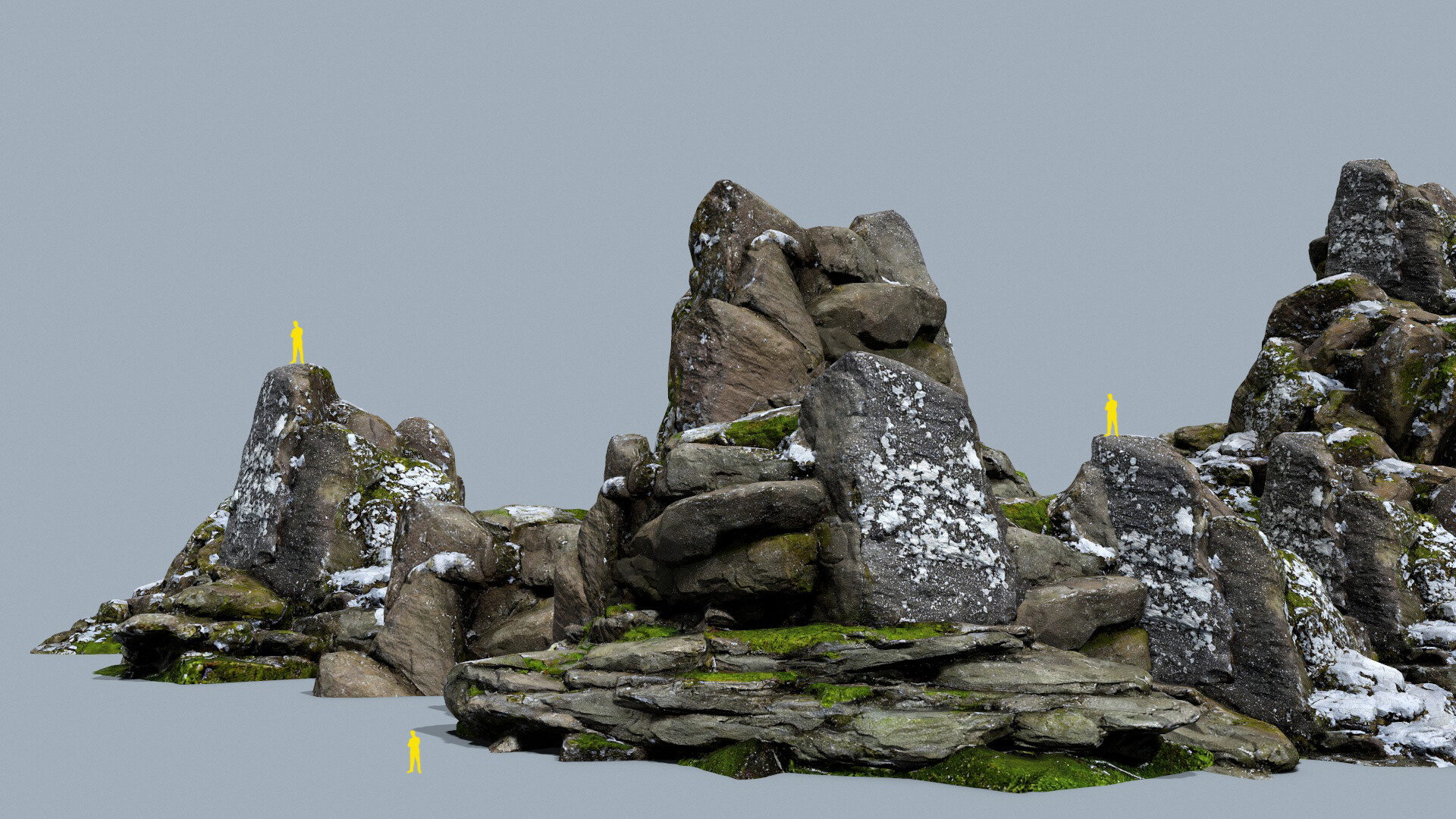 ArtStation - cliff rocks