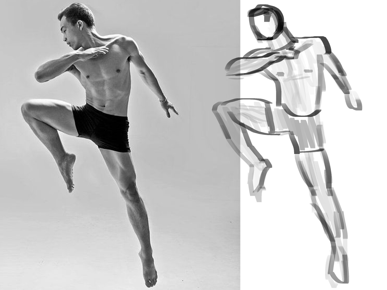 ArtStation - Quick anatomy and gesture studies