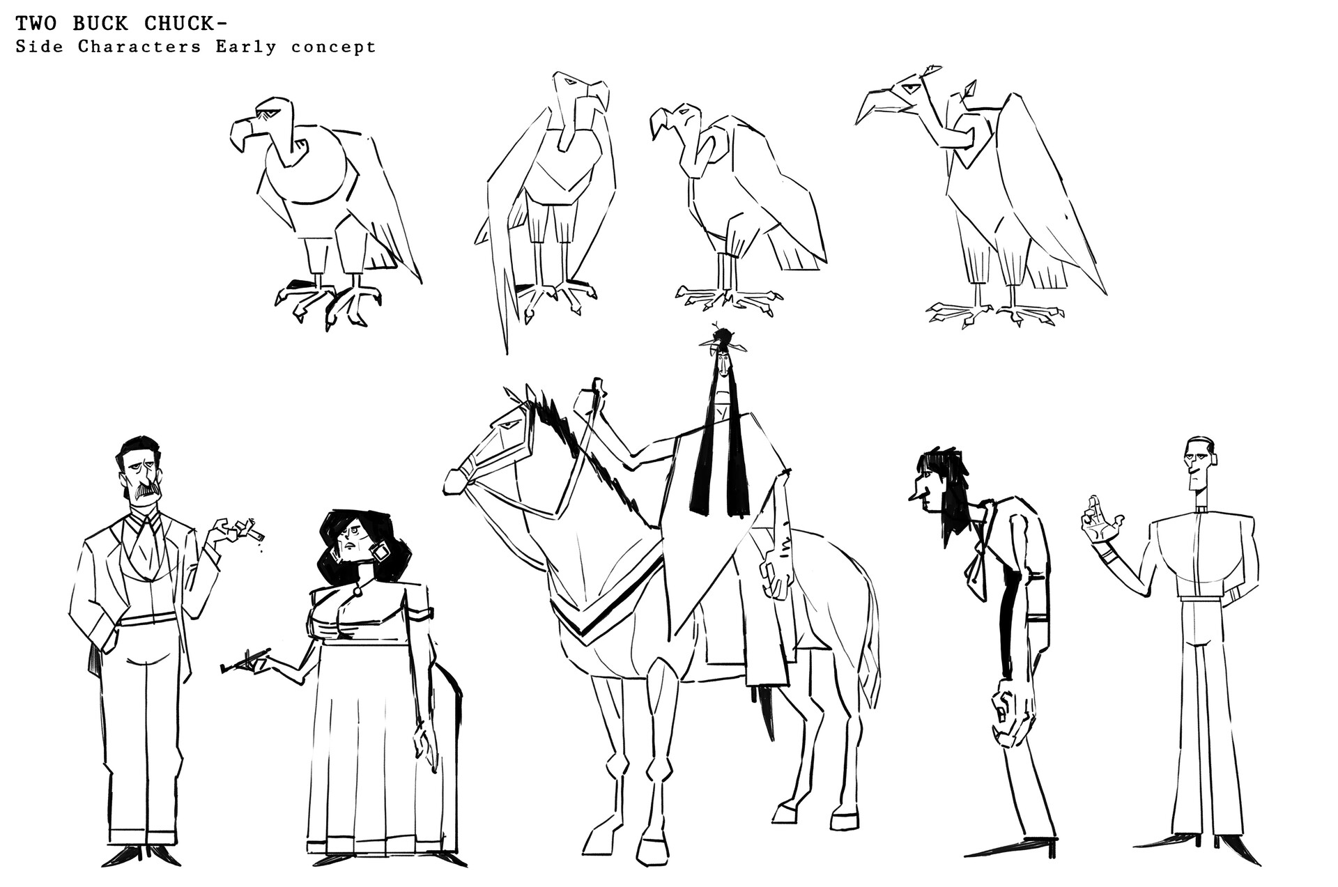 Yao Cao - Two Buck Chuck- Early Concept