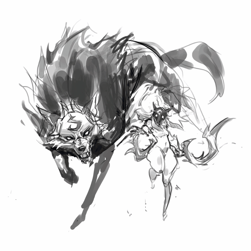 how to draw kindred lol