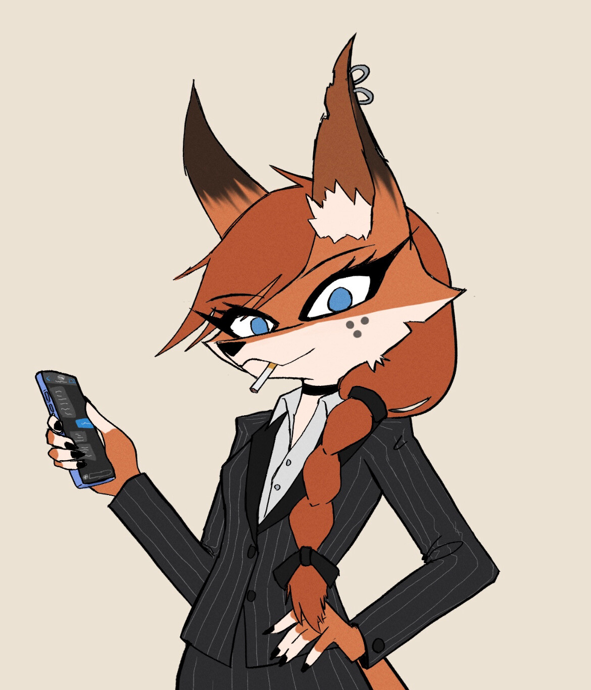 ArtStation - Fern the French fox in a suit