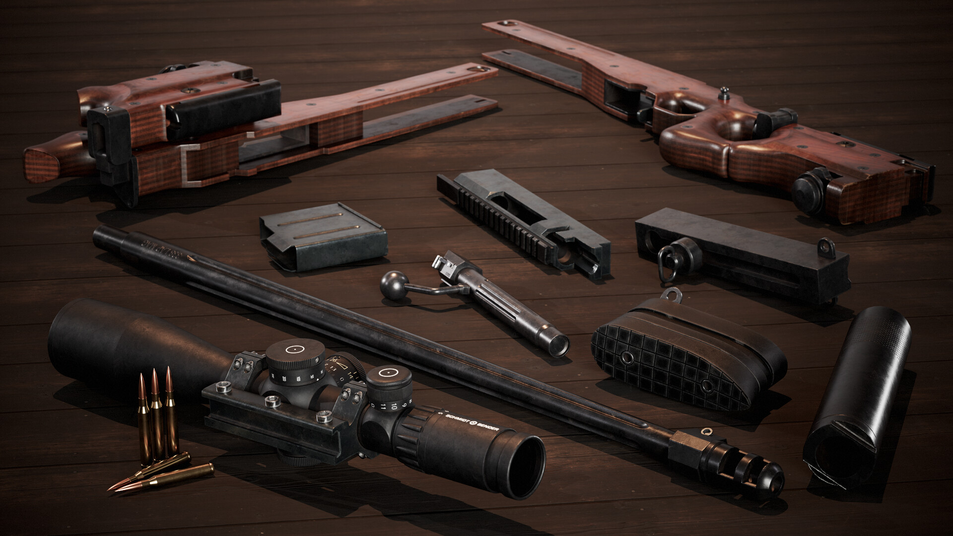 ArtStation - Sniper rifle - AWM L115A3