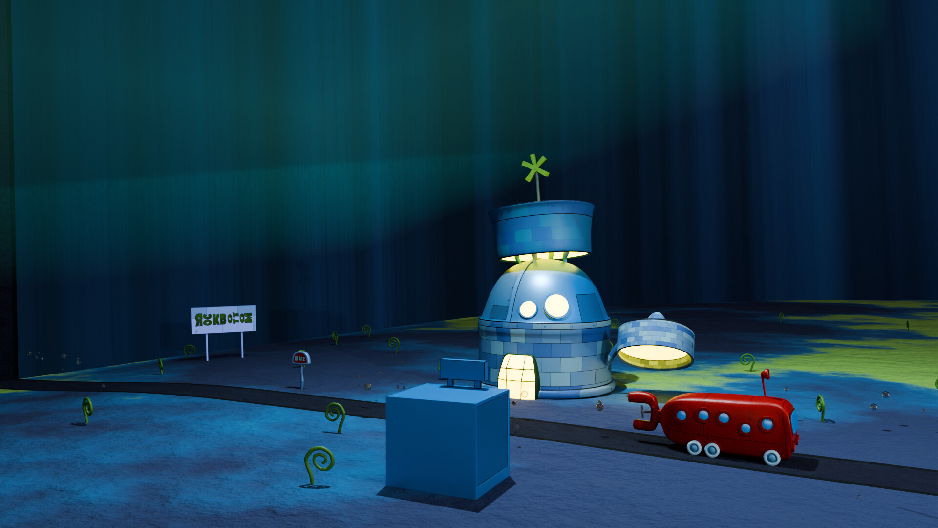 Spongebob Tunge Rock Bottom