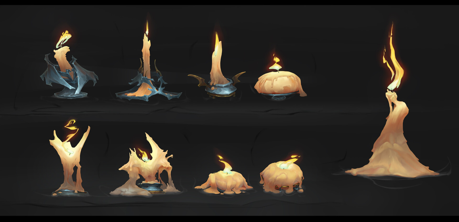 ArtStation - Candles concept