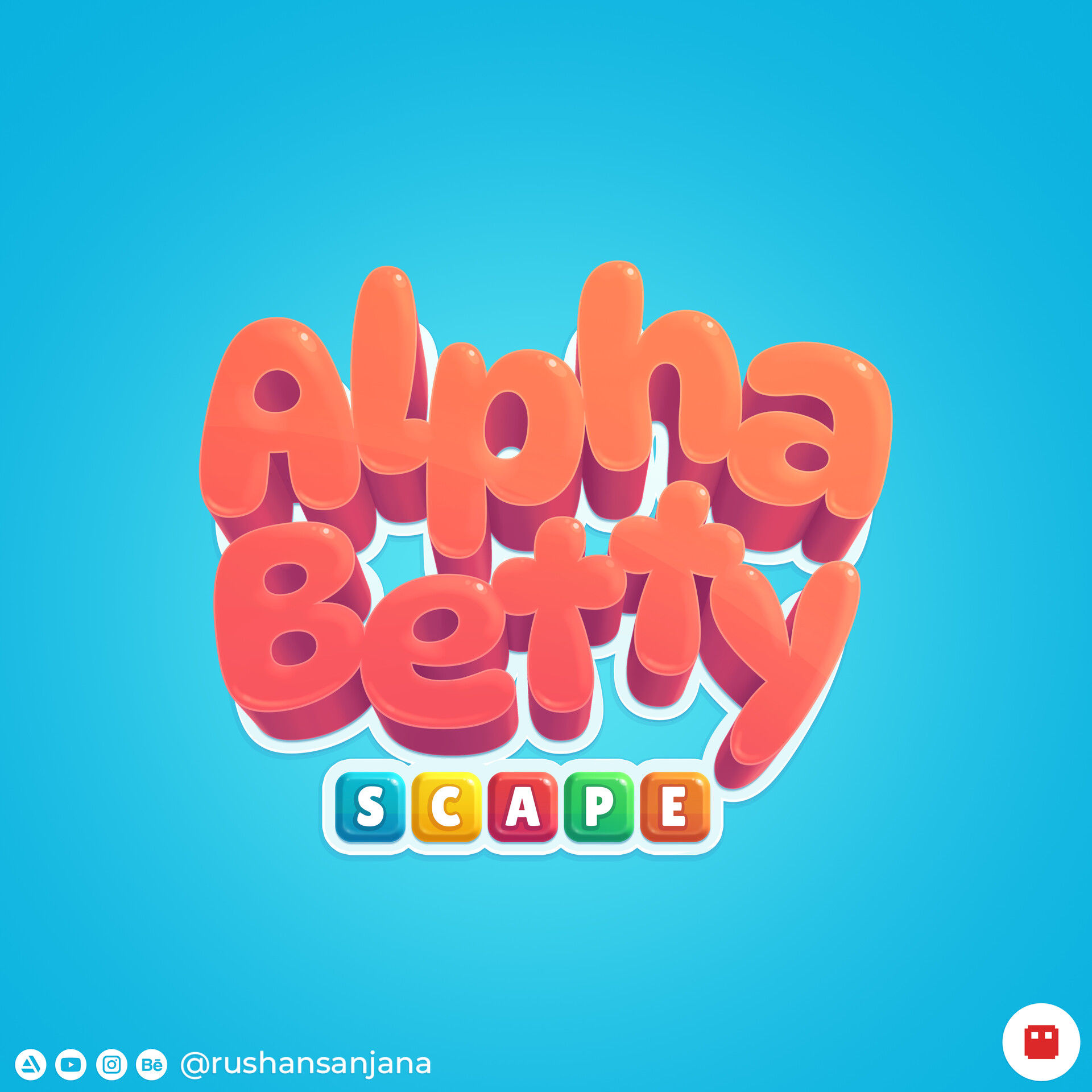 ArtStation - Alpha Betty Scape - Game Title Logo