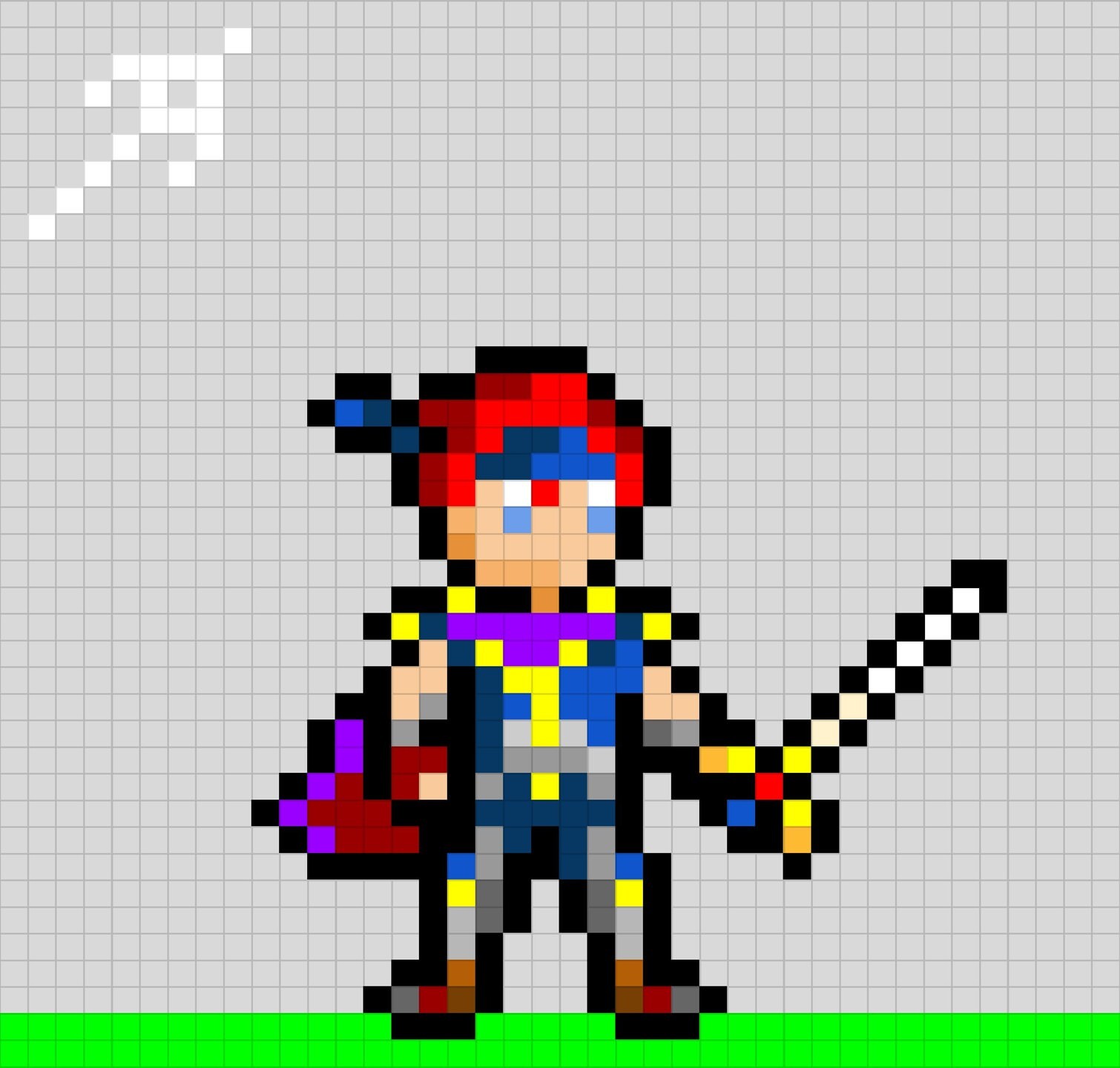 ArtStation - Roy - Super Smash Bros Pixel