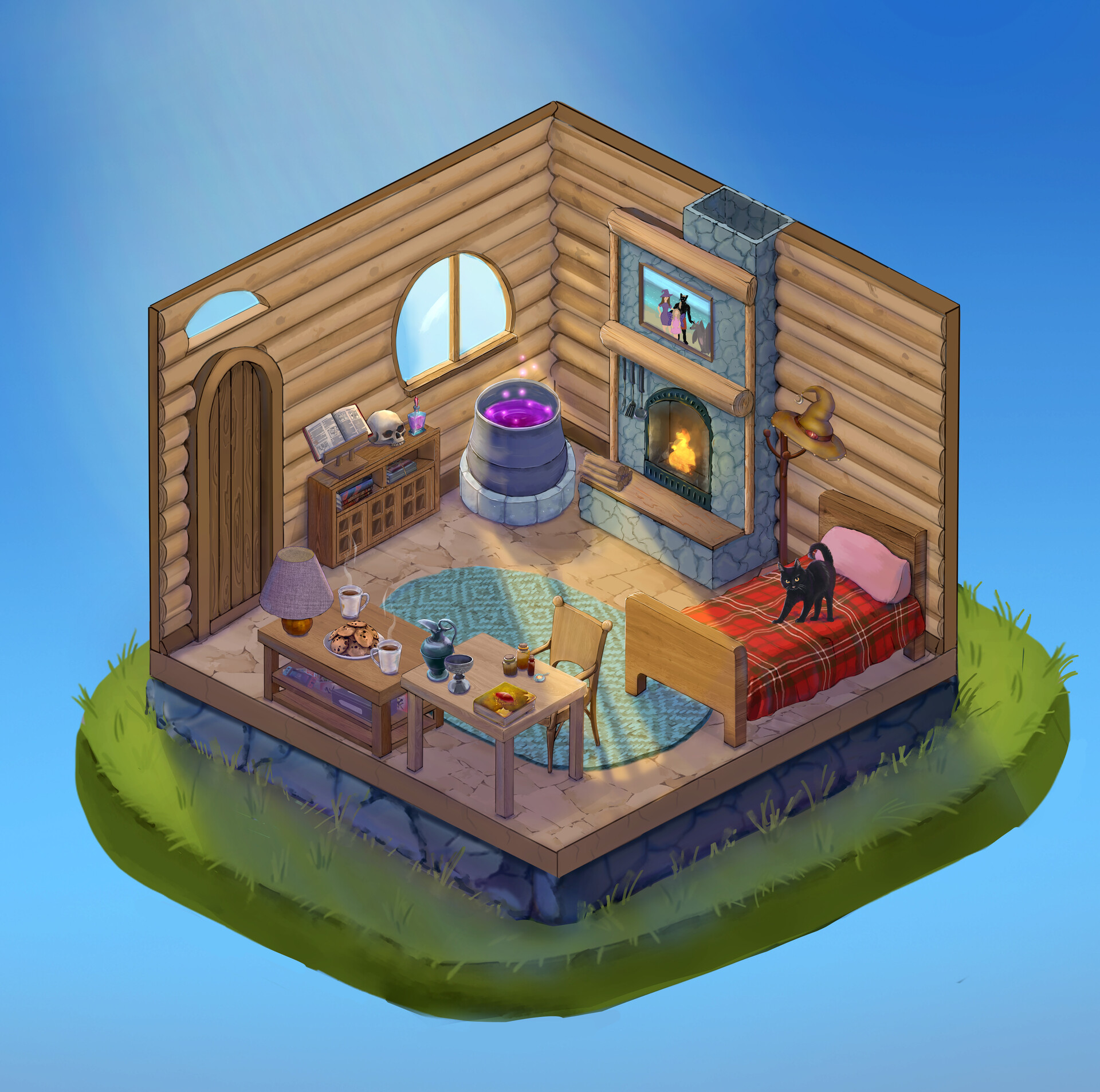 ArtStation - Witch hut
