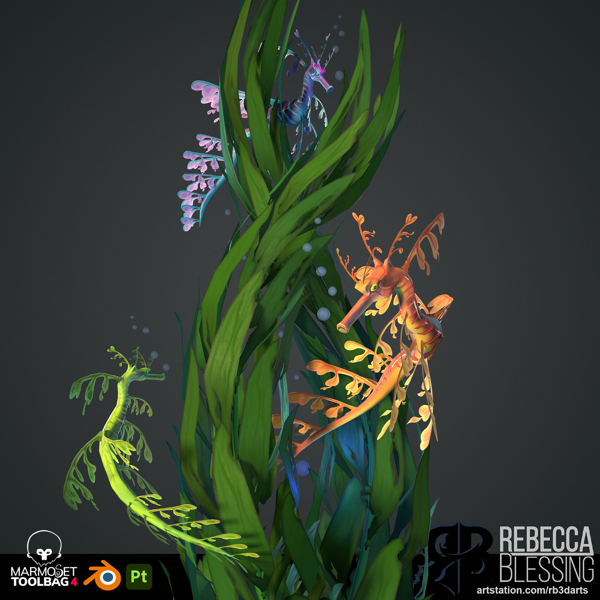 ArtStation - Leafy Dragons