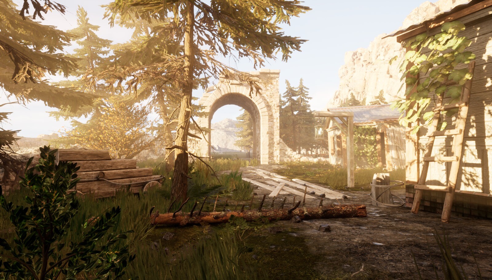 ArtStation - Destroyed village