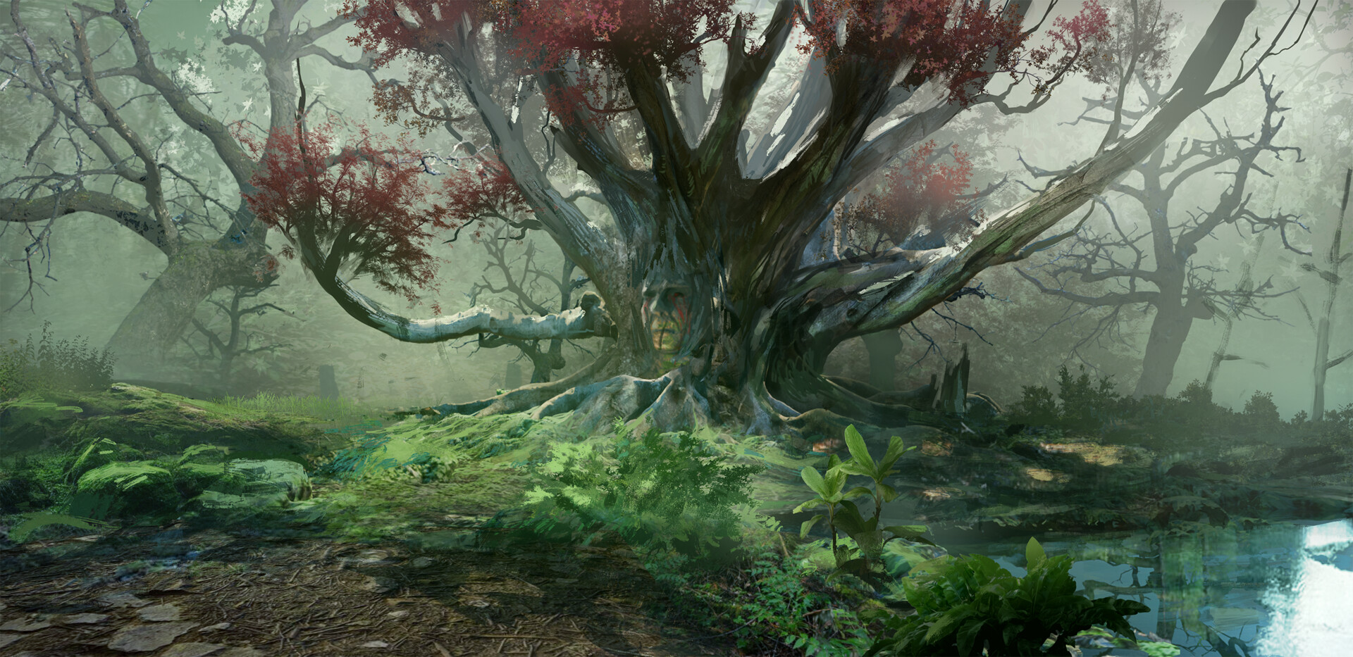 ArtStation - White tree