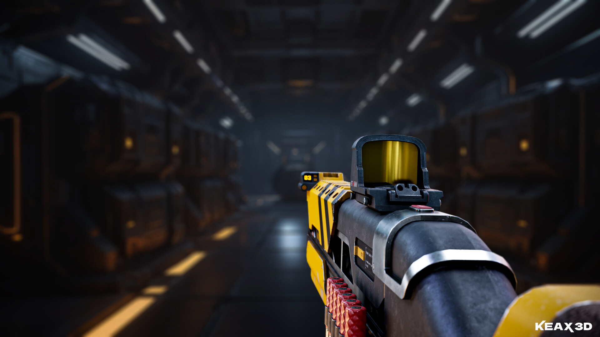 Kevin Axel Duffy - HazeTech Shotgun - Game Ready Props