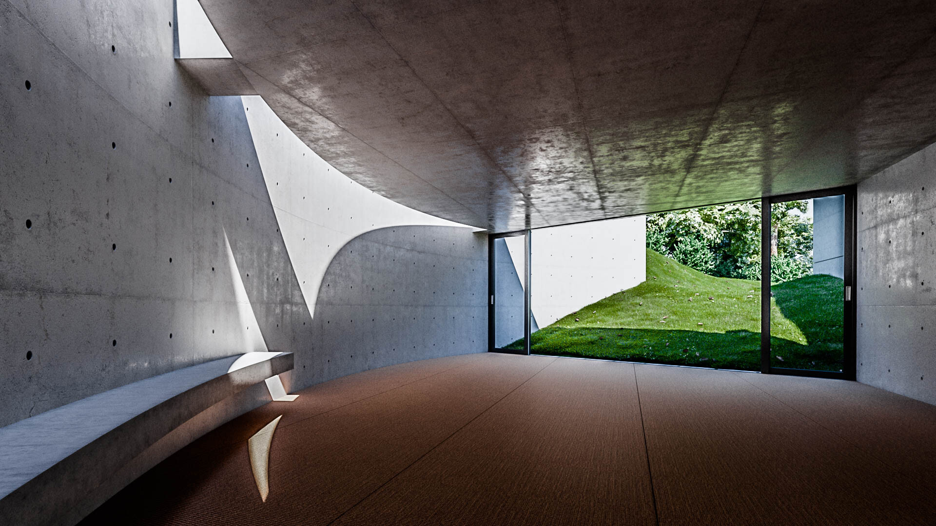 Florian Berg - Koshino House I Tadao Ando I B.A. I VIrtual Design I ...