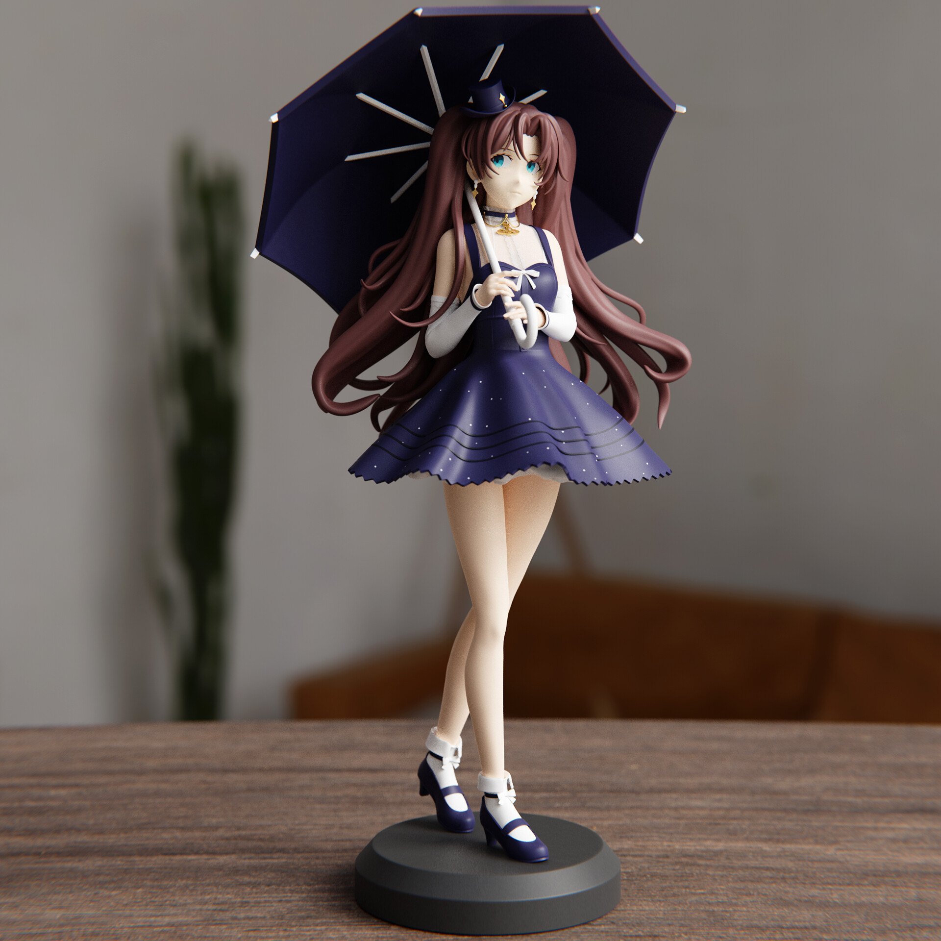 ArtStation - Tohsaka Rin - Fan Art Figure